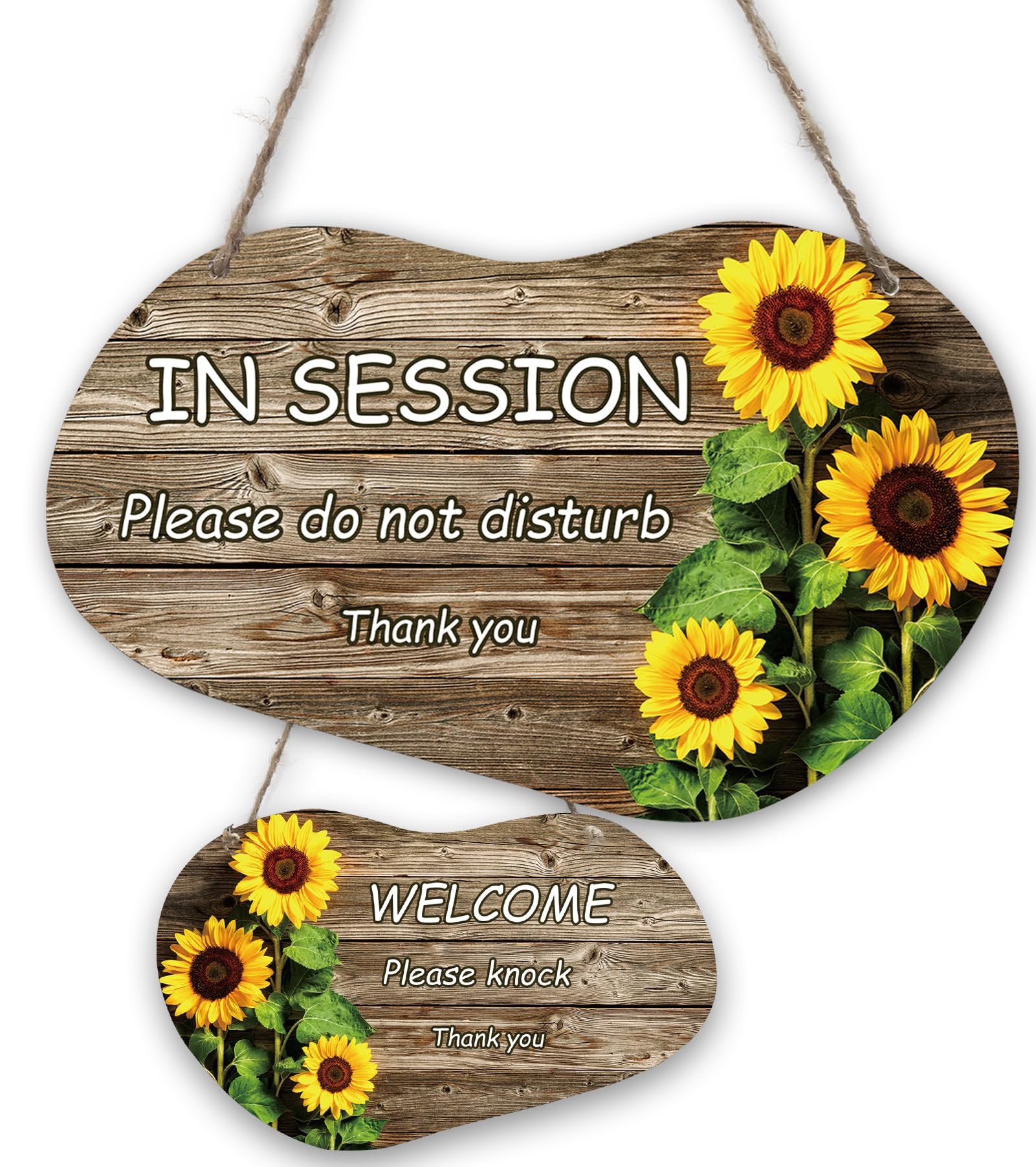 Amazon.com: In Session Do Not Disturb Sign, Welcome Please Knock office ...