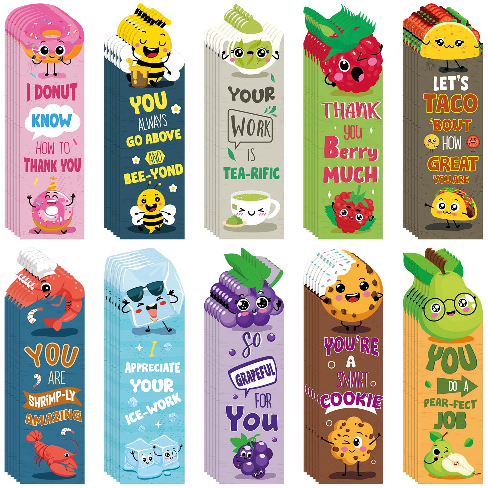 Amazon.com: Kosiz 60 Pcs Scented Bookmarks for Kids Scratch and Sniff ...