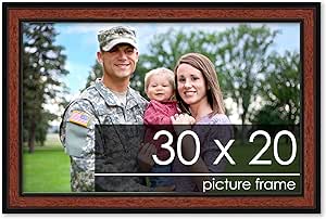 Amazon.com - Poster Palooza 30x20 Traditional Walnut Complete Wood ...