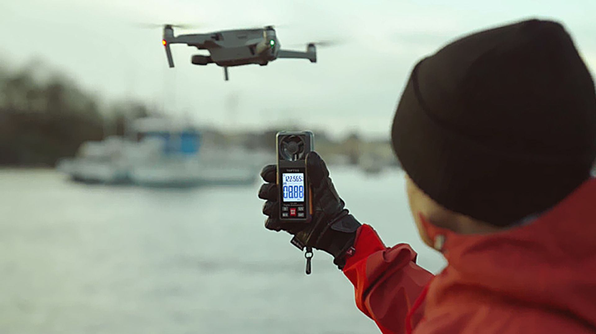 Snapklik.com : TopTes TS-301 Digital Anemometer, Wind Speed Meter