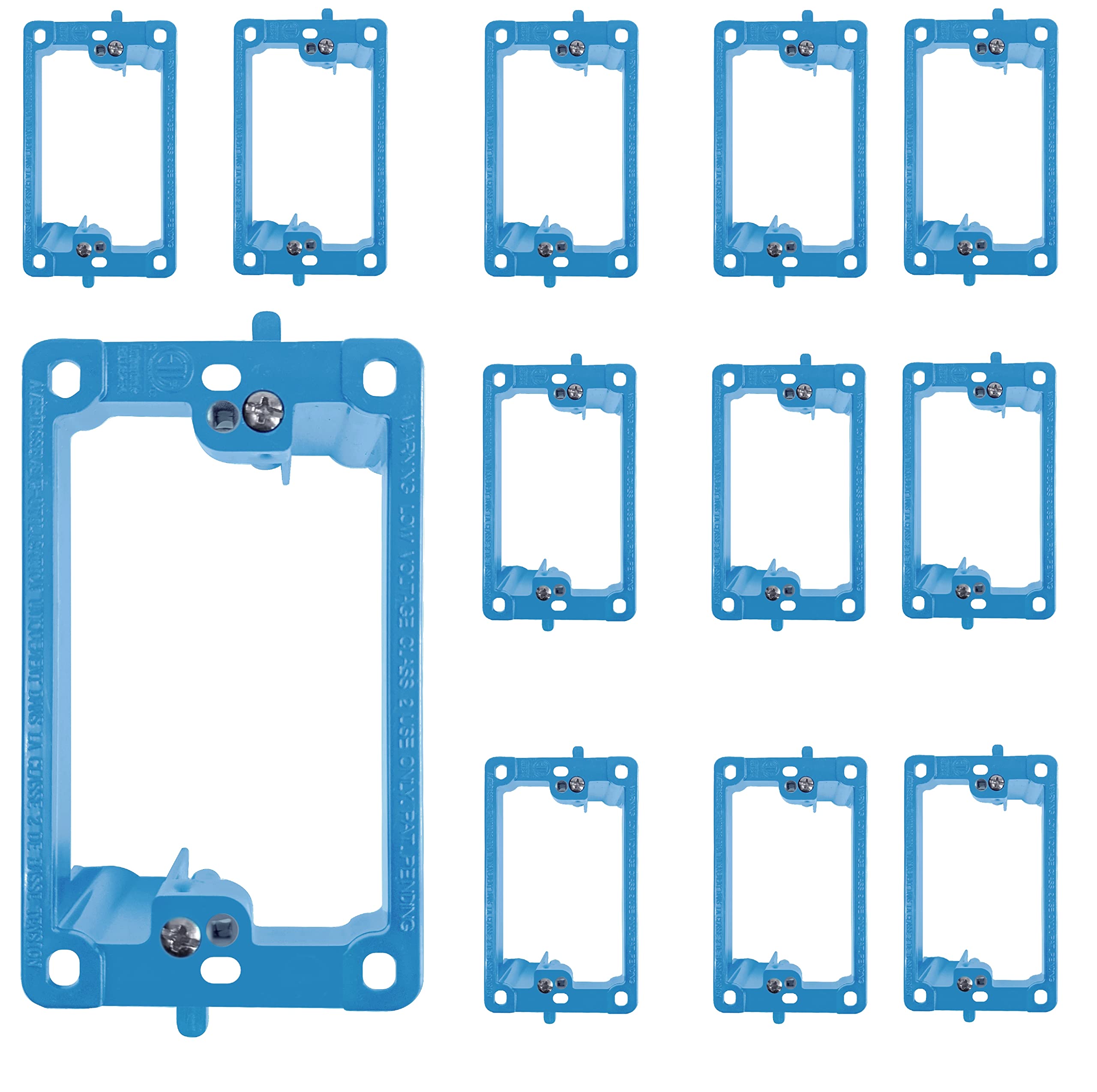 Snapklik.com : BestMounts - 12 Pack Low Voltage Mounting Brackets 1 ...
