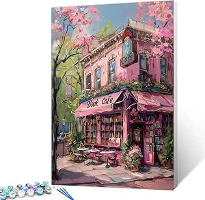 Amazon.com: New York Library Paint by Numbers Kits for Adult Bohemia ...
