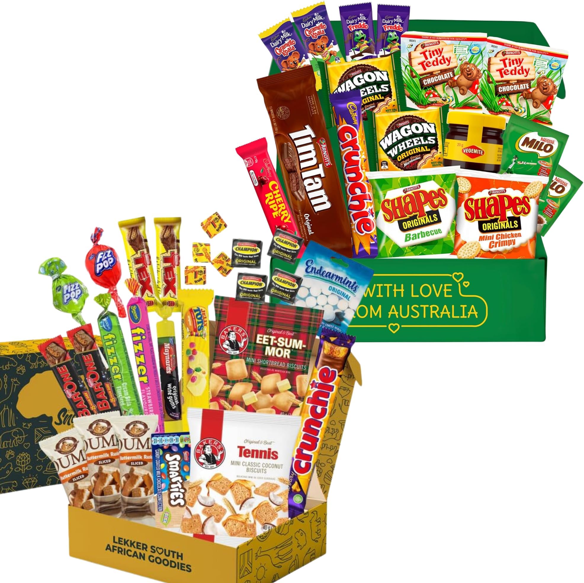 Amazon.com : Authentic Australian and South African Snack Bundle - 42 ...