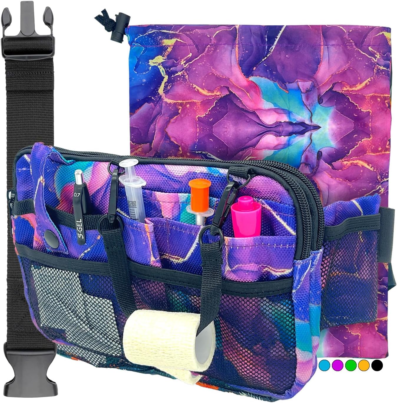 Amazon.com | French KOKO Medical Nurse Fanny Pack with Travel Bag and ...