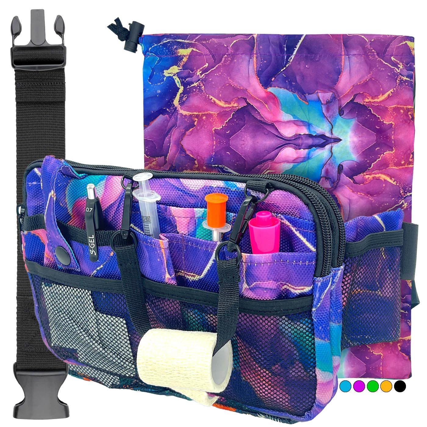 Amazon.com | French KOKO Medical Nurse Fanny Pack with Travel Bag and ...