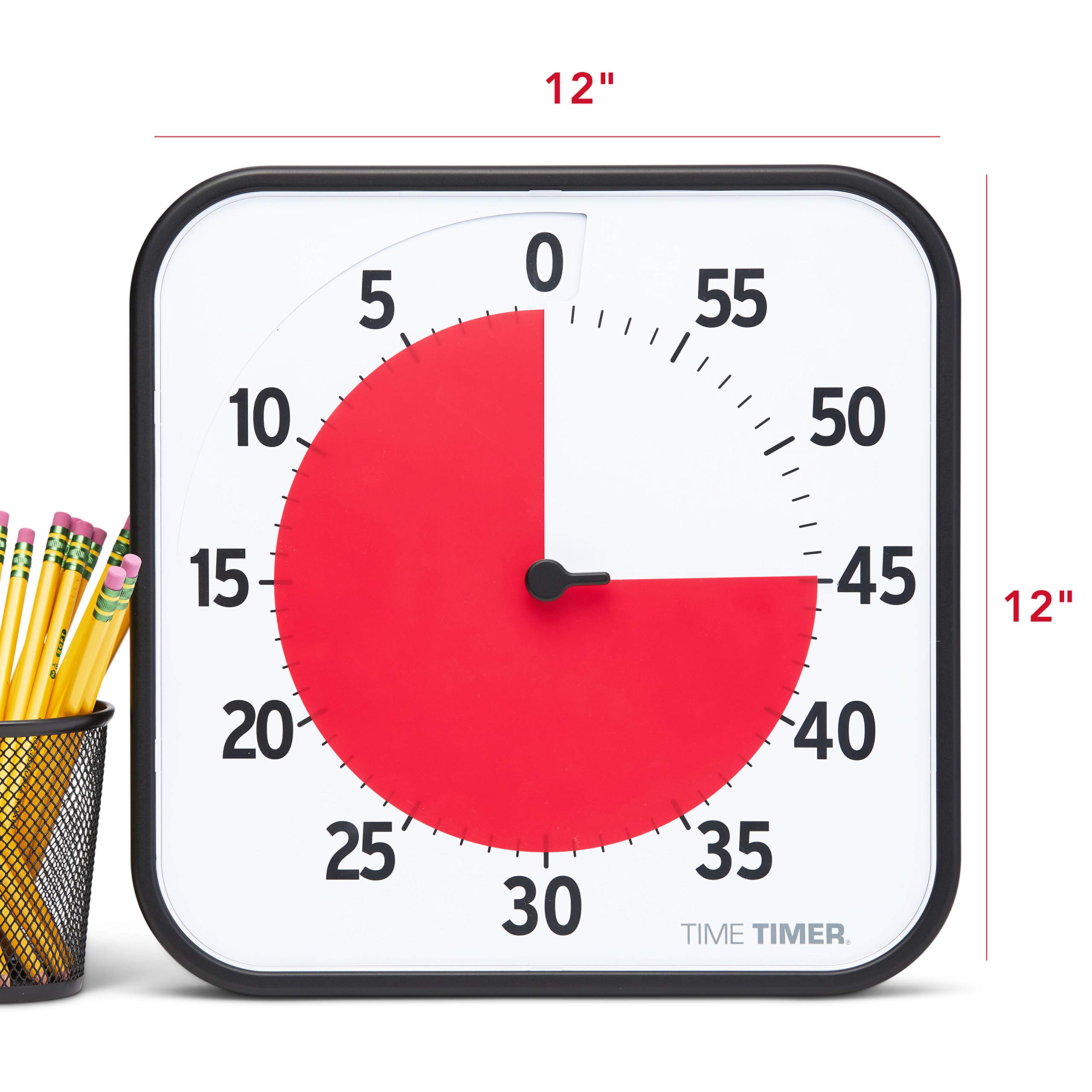 Snapklik.com : TIME TIMER 12 Inch Visual Timer 60 Minute Kids Desk ...