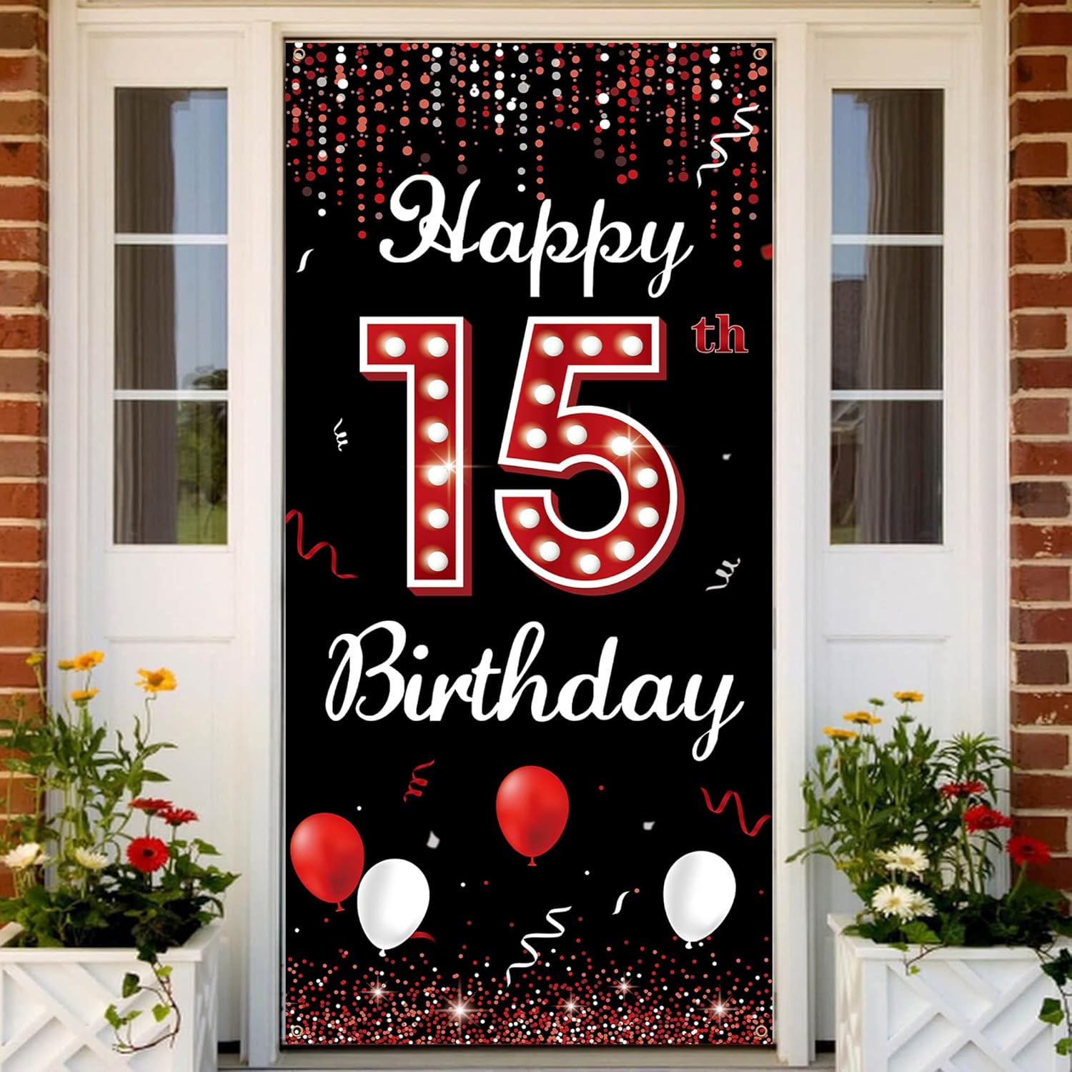 15th Birthday Door Banner Backdrop, Happy 15th Kosovo | Ubuy