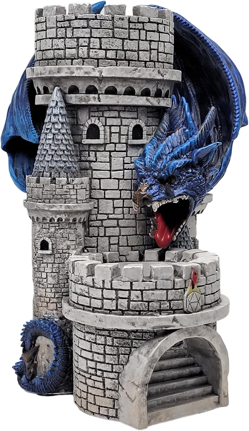Amazon.com: Forged Dice Co. Dragon’s Keep Dice Tower - Hand Painted ...