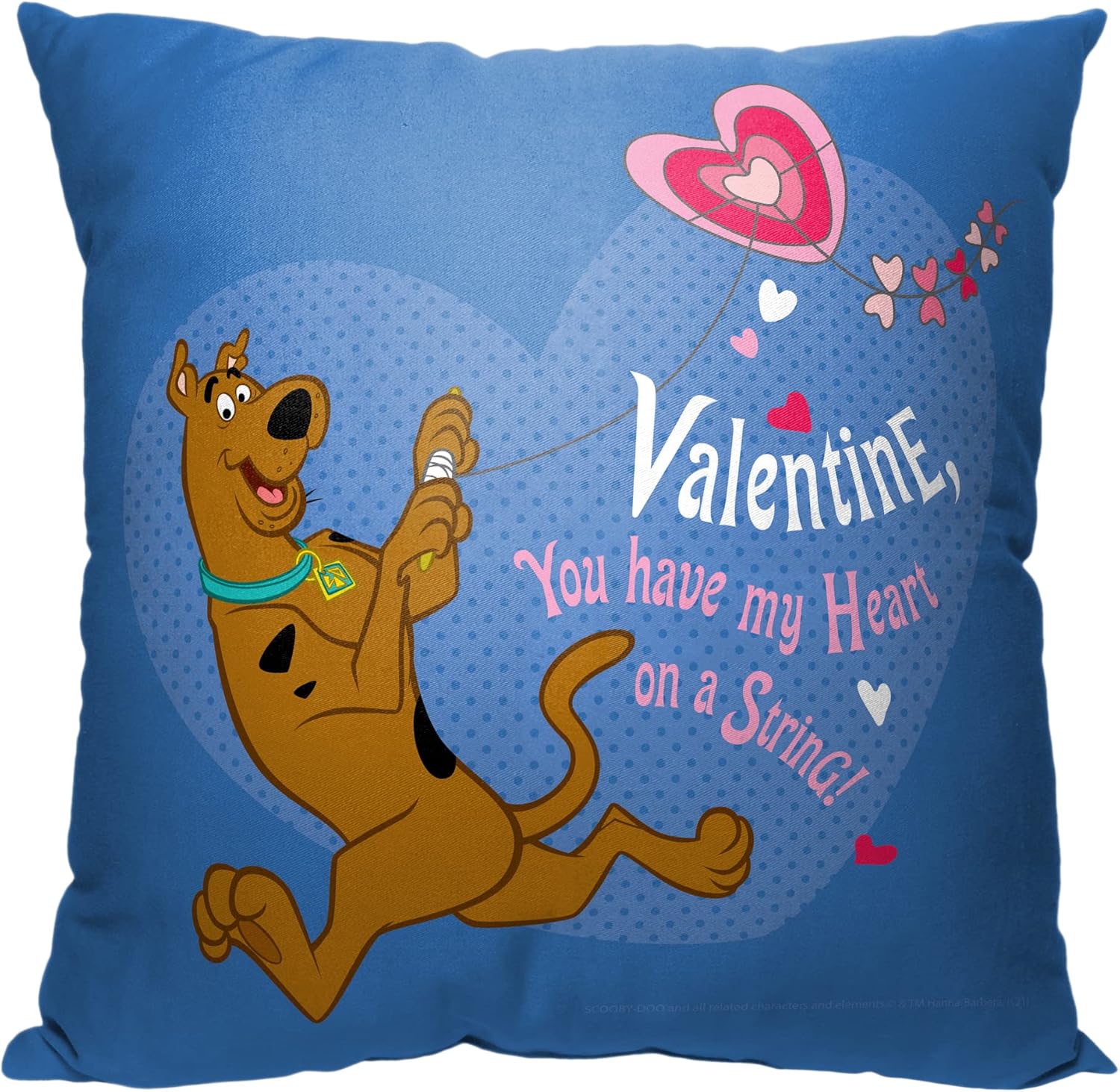 Amazon.com: Northwest Warner Bros. Scooby-Doo Pillow, 18" x 18", Heart ...