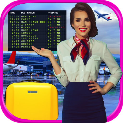 Real Airport & Flight Attendant Simulator - Kids Cash Register, Flight ...