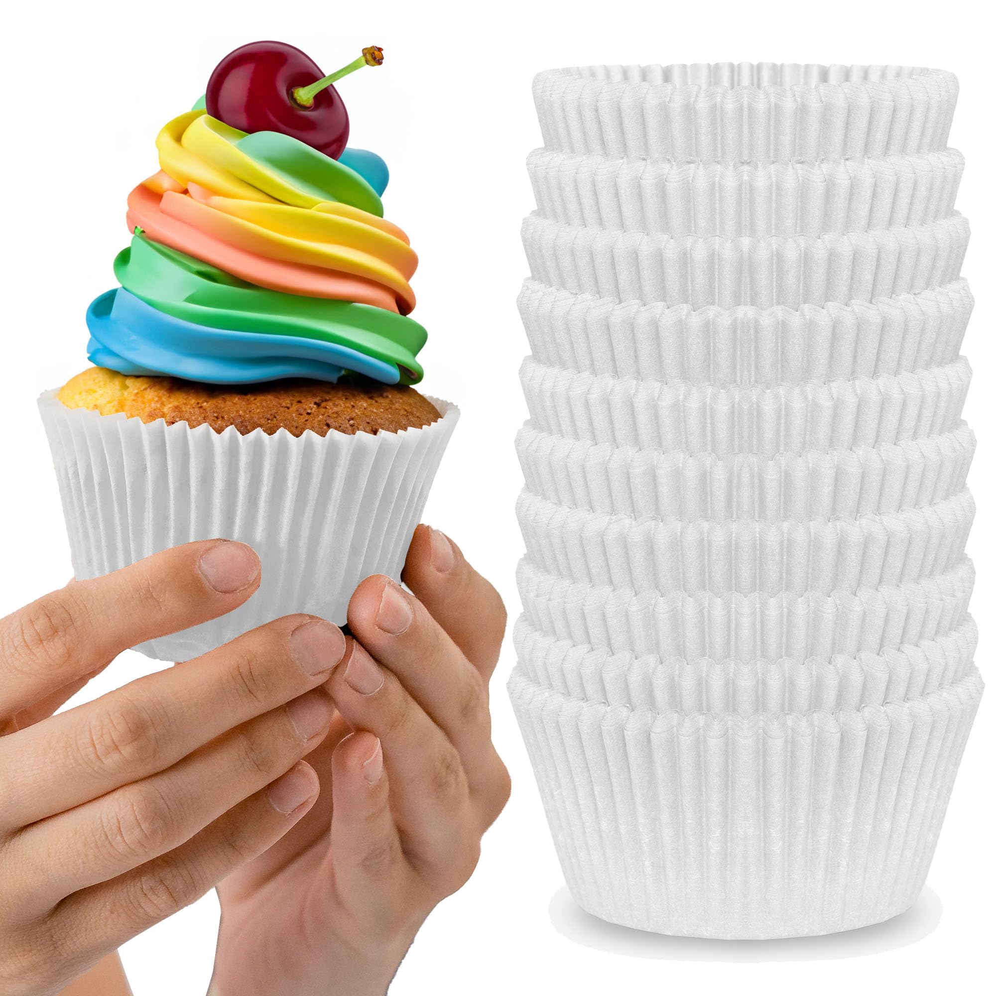 Large Paper Cupcake Liners Mini Cupcake Liners Natural Tulip Cupcake