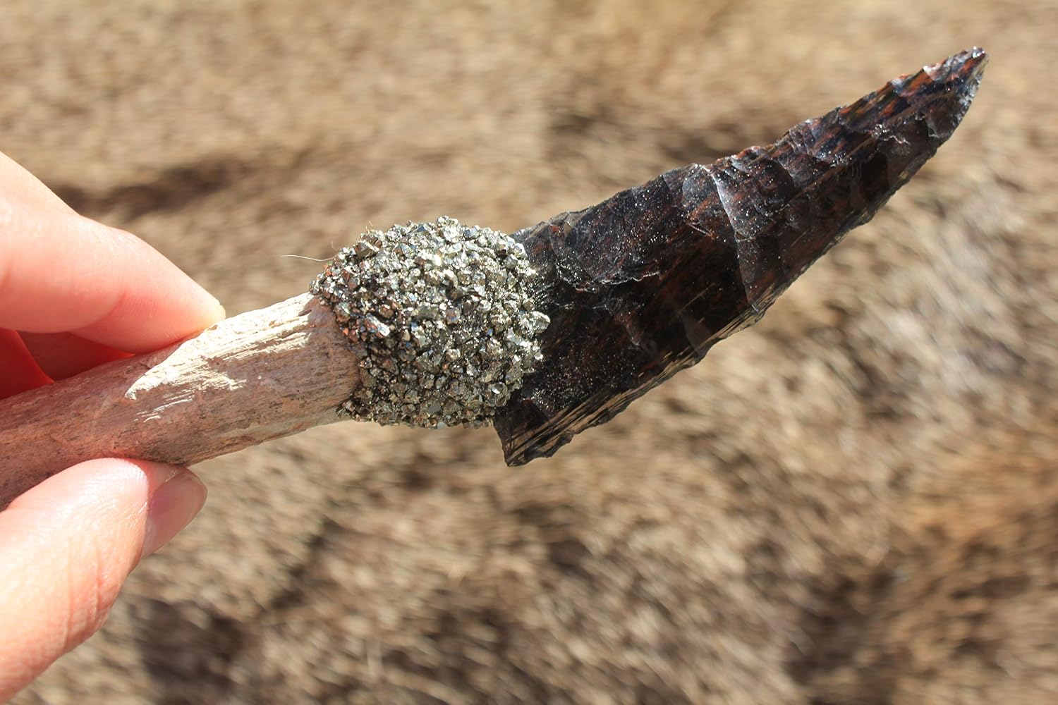 Amazon.com: Goldsheen Obsidian Flint Knapped Using Pressure Flaking ...