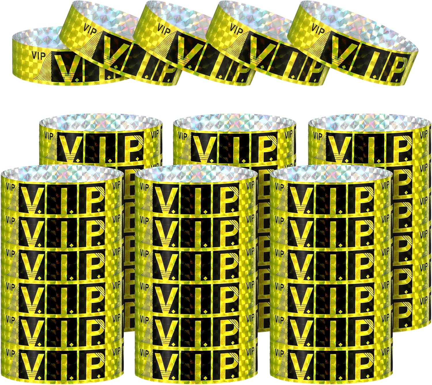 Amazon.com: HaiFafafaing 200 Pcs VIP Wristbands for Event, Waterproof ...