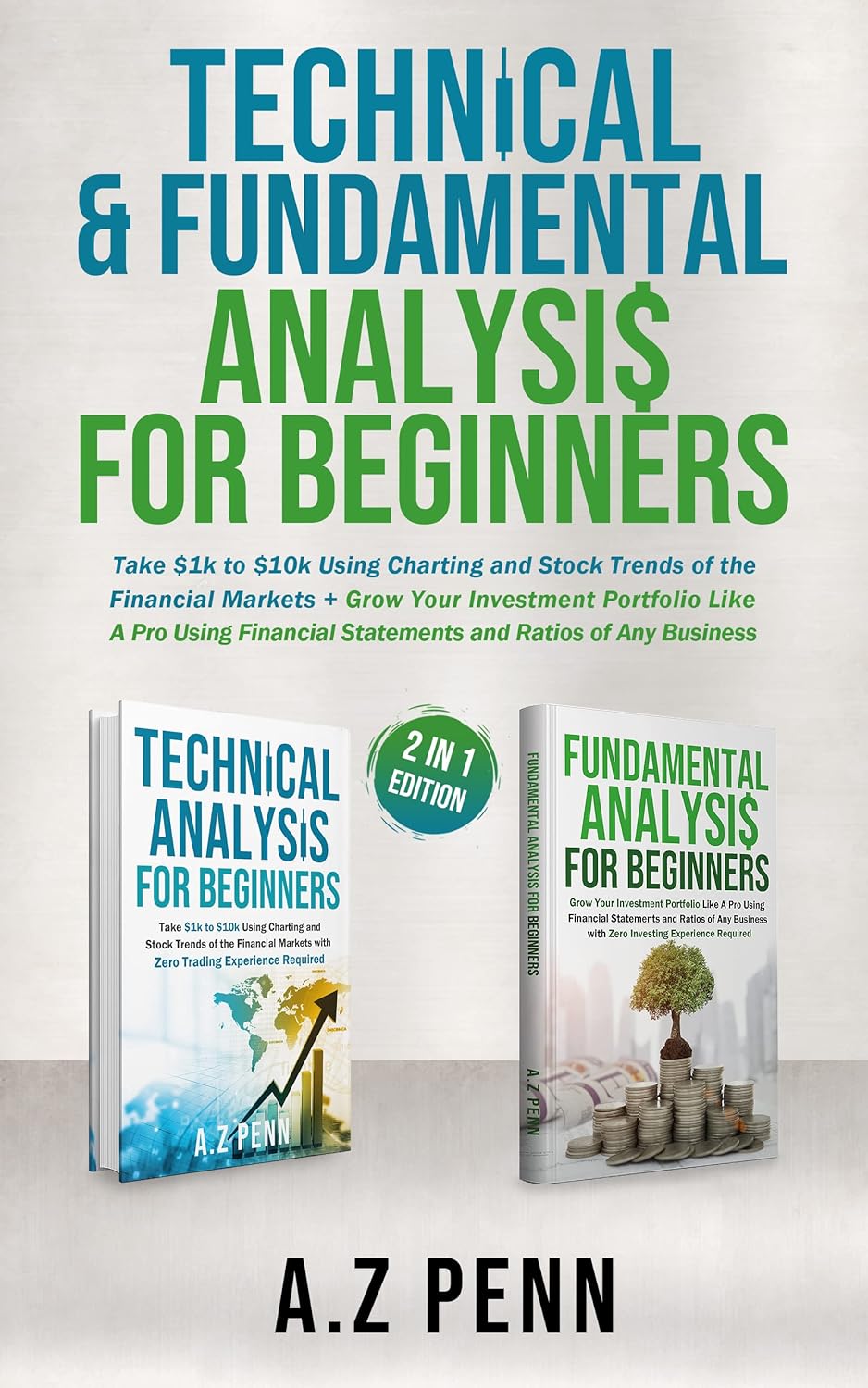 Technical & Fundamental Analysis for Beginners 2 in 1 Edition: Take $1k ...