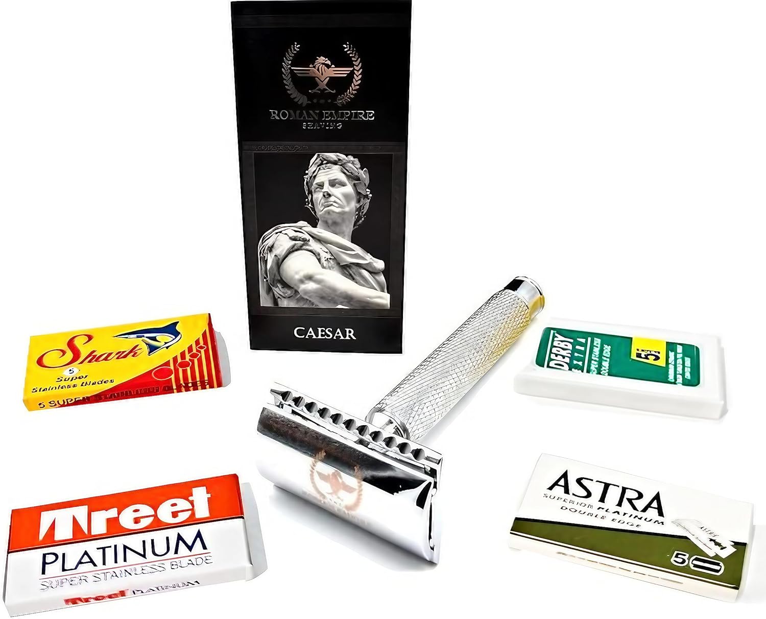 Rasoio di Sicurezza a Doppio Filo Caesar di Roman Empire Shaving ...