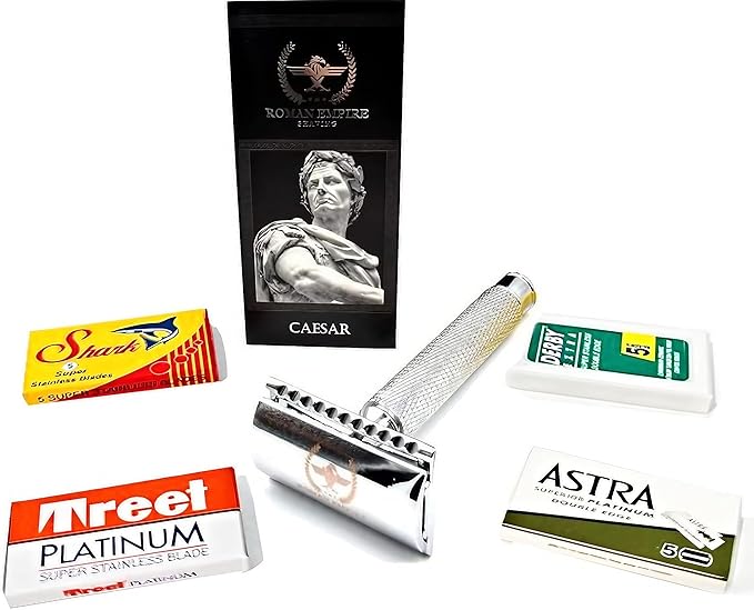 Roman Empire Shaving® Caesar Safety Razor - Elegant Safety Razor for ...