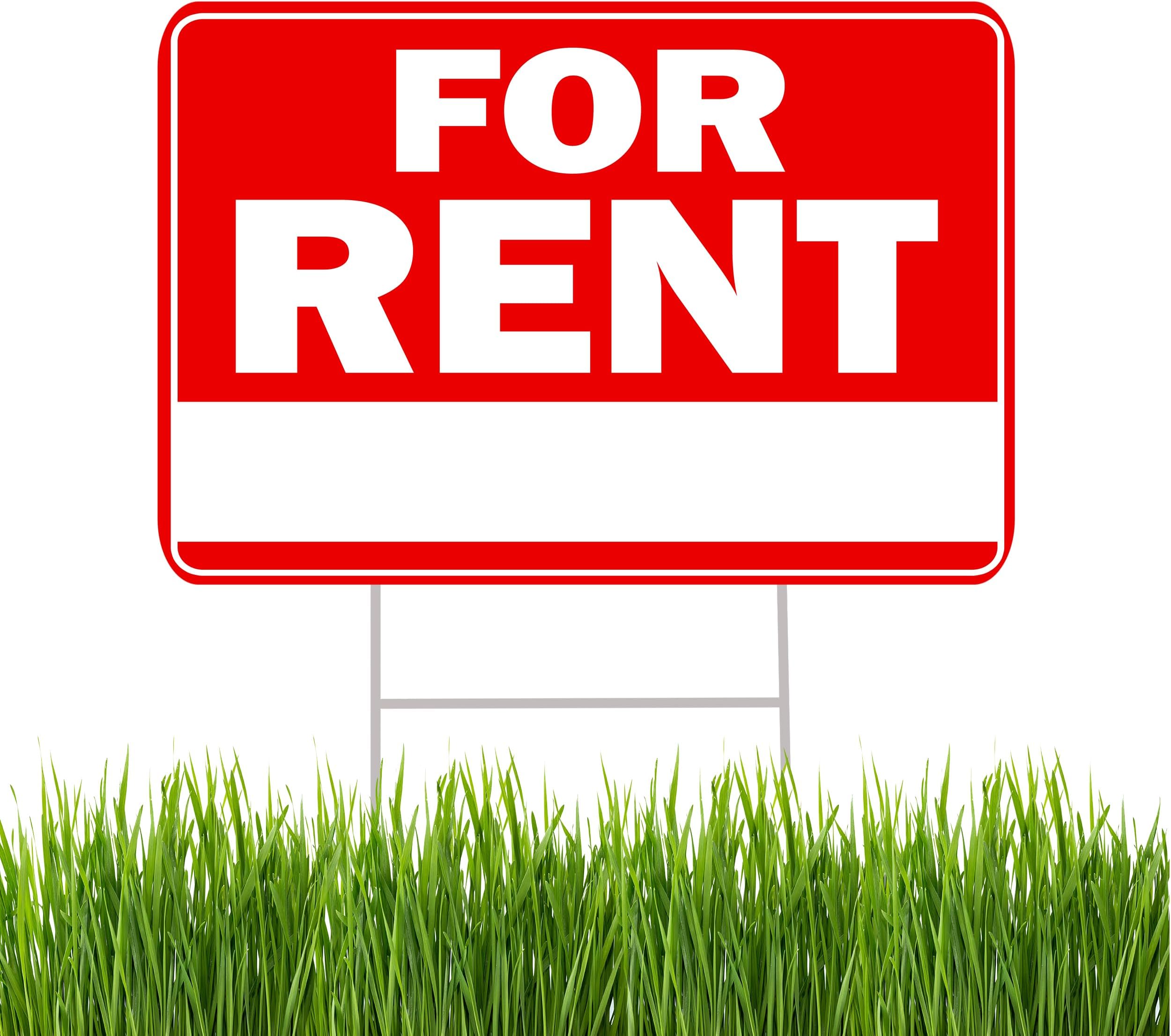 Amazon.com : Rogue River Tactical For Rent Yard Sign Double Sided With ...