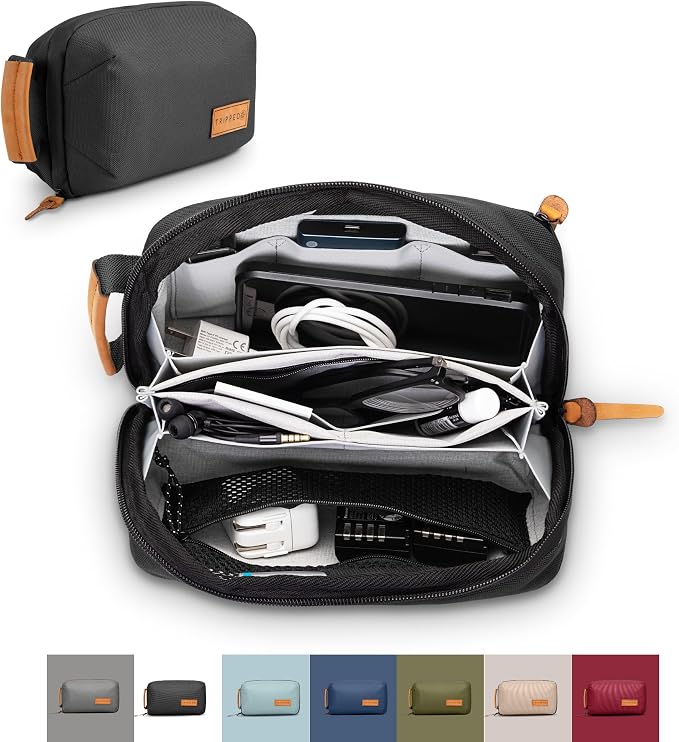 Amazon.com: Tech Bag Organizer - Small Electronics Organizer Pouch for ...