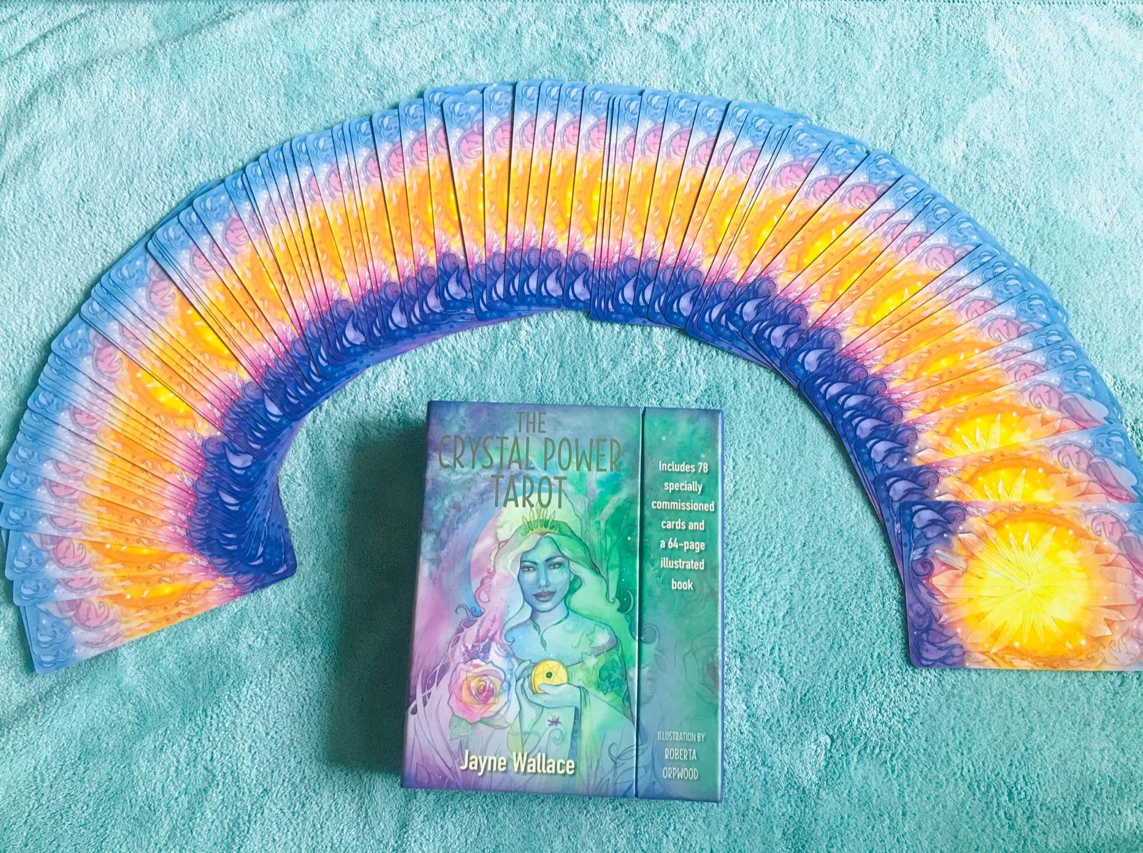 Amazon | The Crystal Power Tarot: Includes a full deck of 78 specially ...