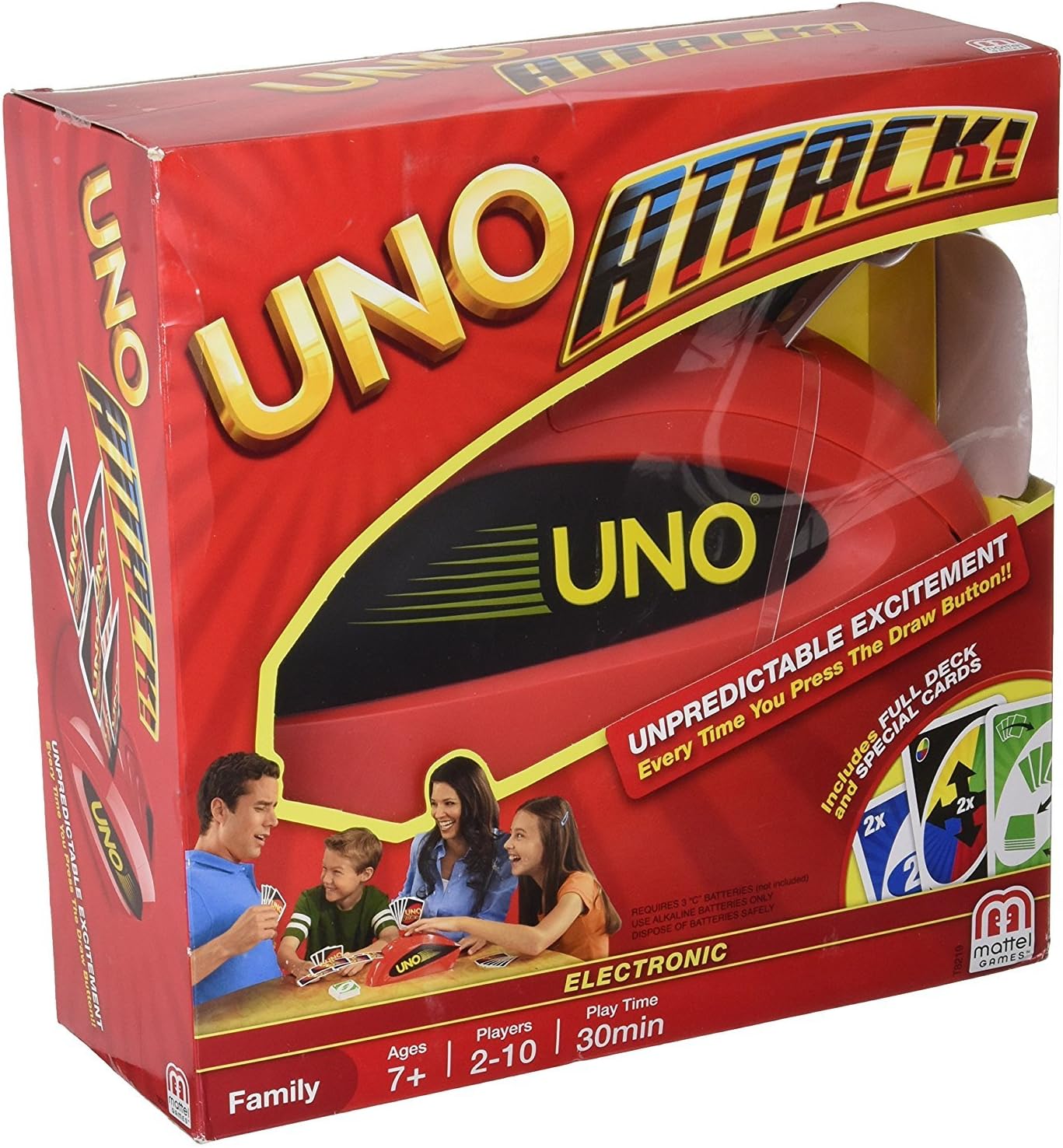 Mattel Games UNO Show ‘em No Mercy Card Game in Storage & Travel Tin ...