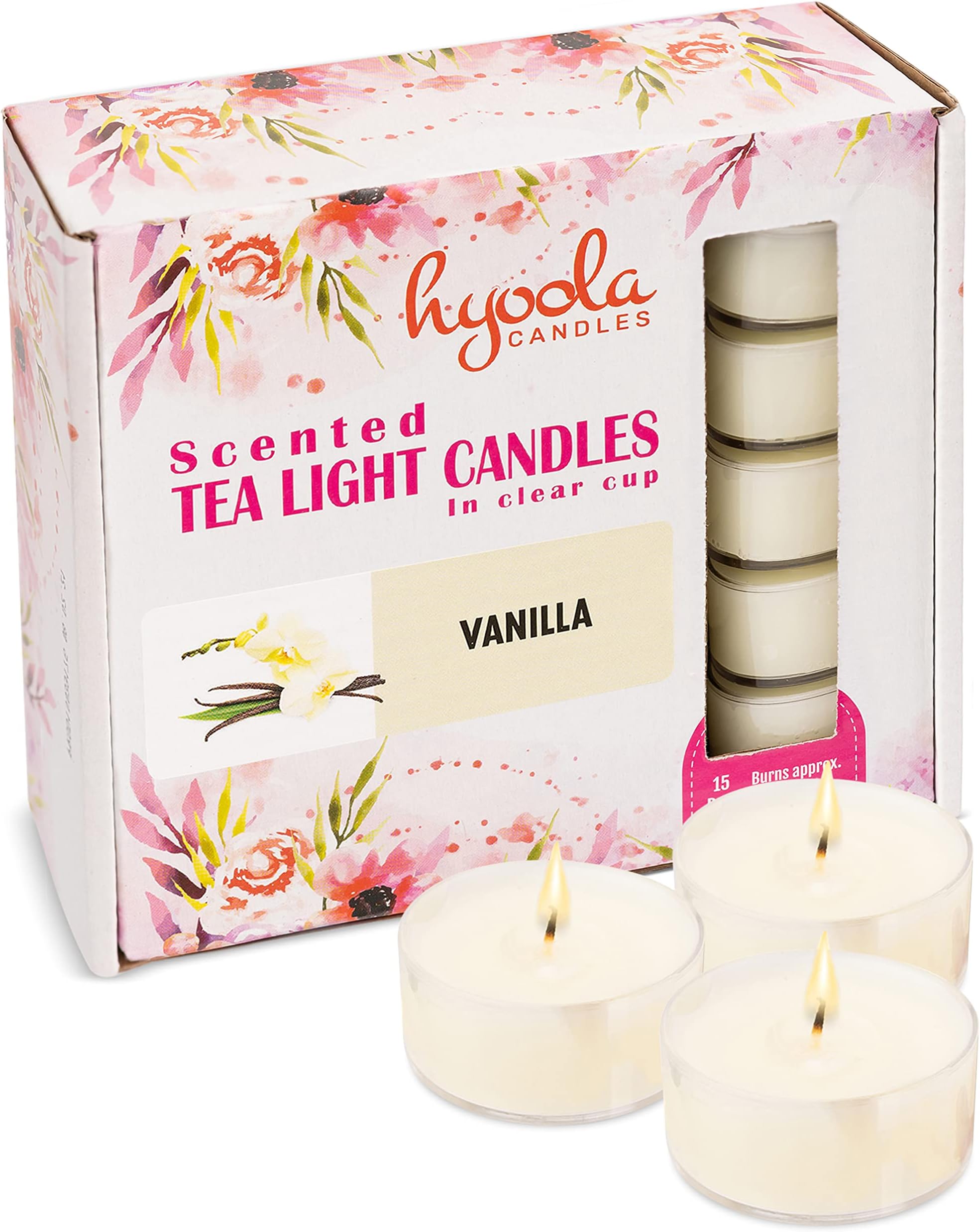 Amazon.com: World's Finest 50 Scented Tea Light Candle Variety Pack ...