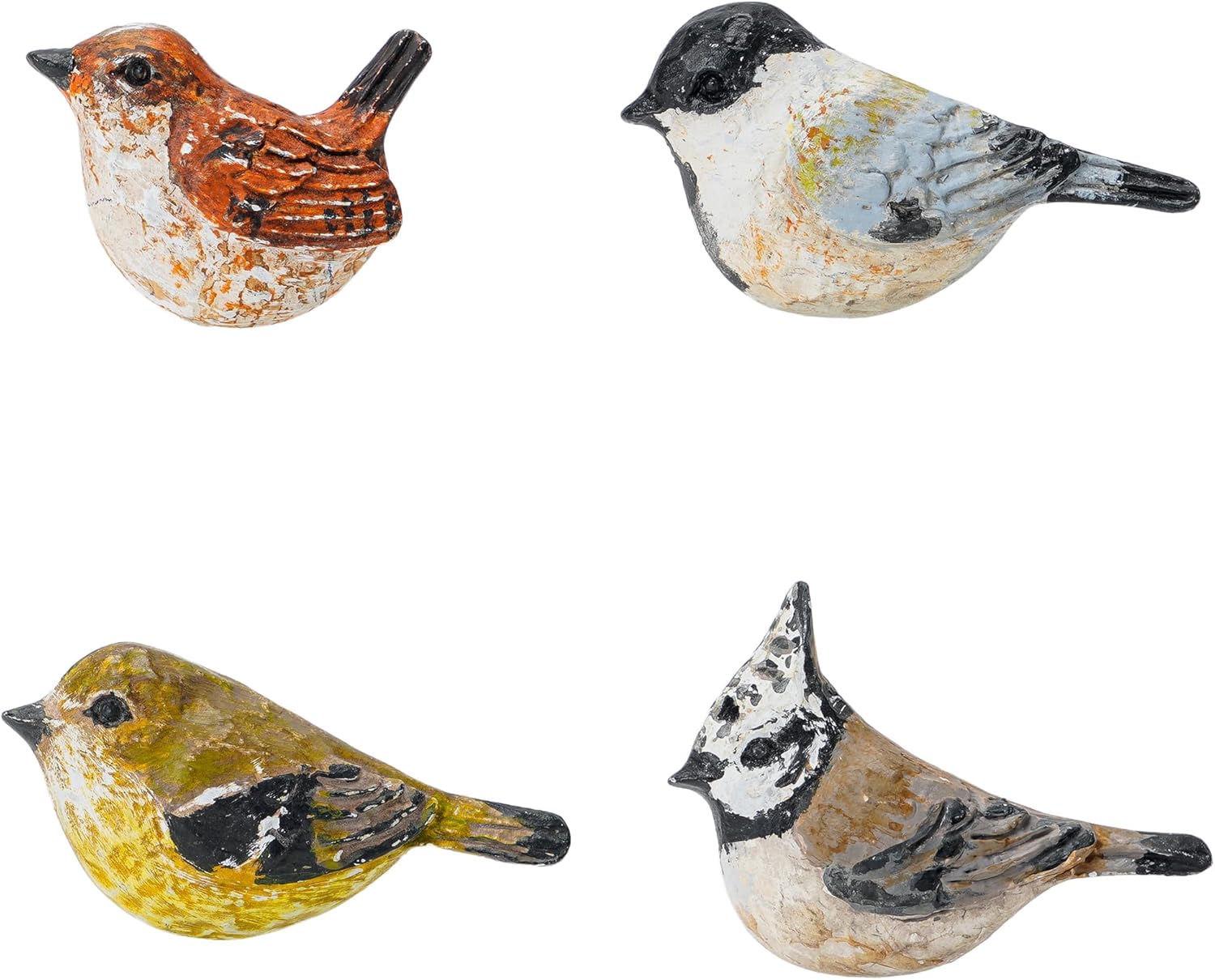SOFFEE DESIGN Set of 4 Metal Birds Cabinet Knobs, Decorative Pull ...