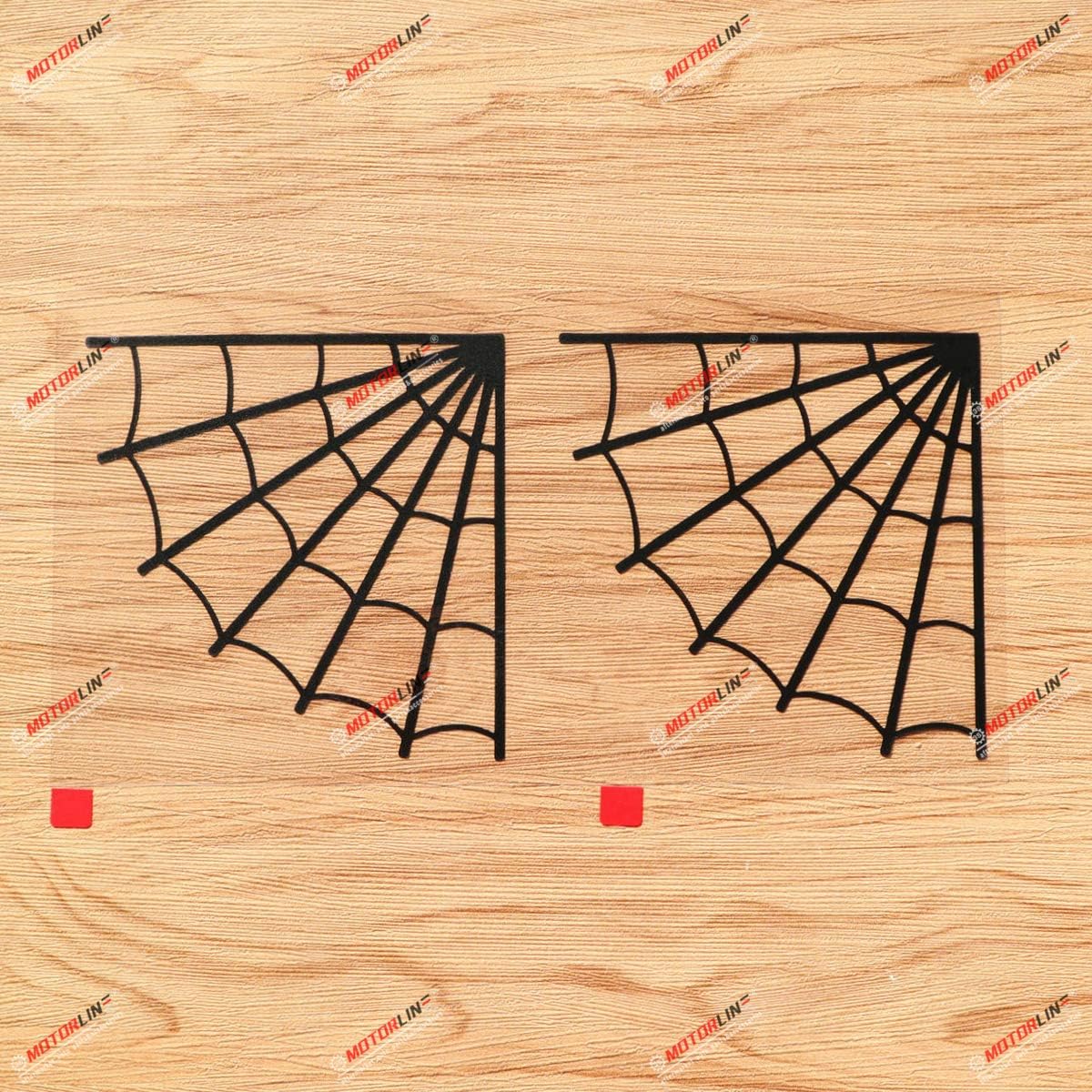 Amazon.com - Corner Spider Web Cobweb Decal Sticker Vinyl - 2 Pack ...
