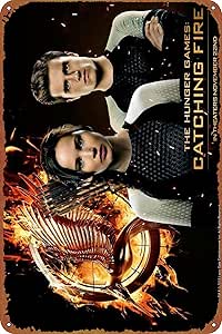 Amazon.com : The Hunger Games: Catching Fire Movie Poster Sign Metal ...