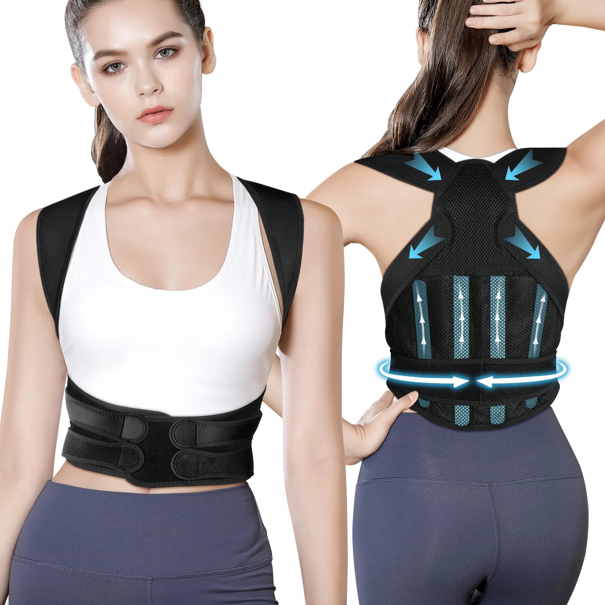 Thoracic Back Brace For Men THE HEALING UNIVERSE Back Posture