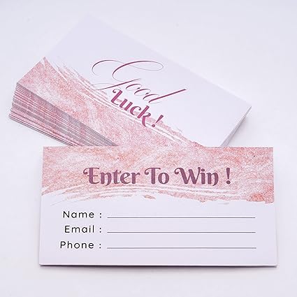 Amazon.com : CLEVER SIGNS Raffle Tickets, 200-Pack, Enter to Win Cards ...