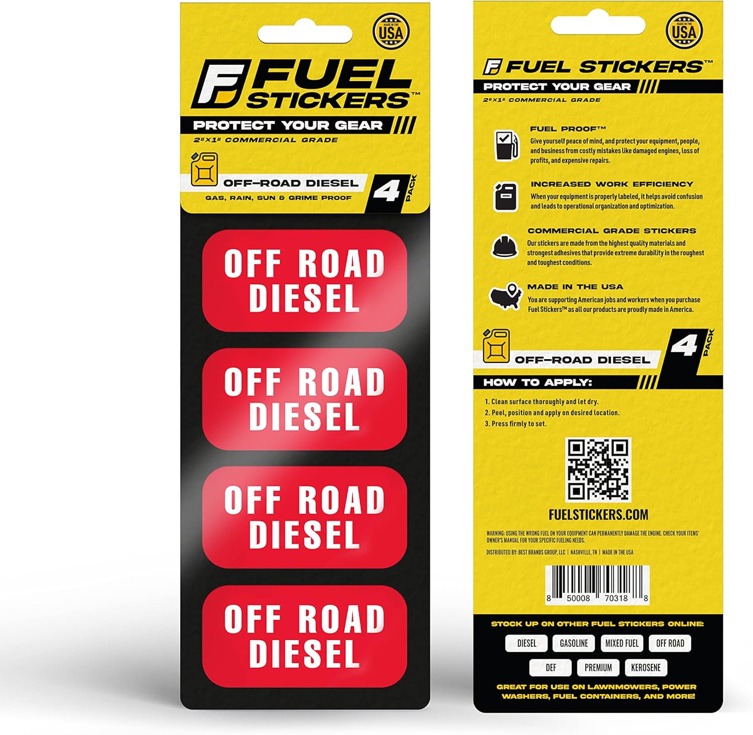 Amazon.com: Off Road Diesel Stickers - Tractors, Construction ...
