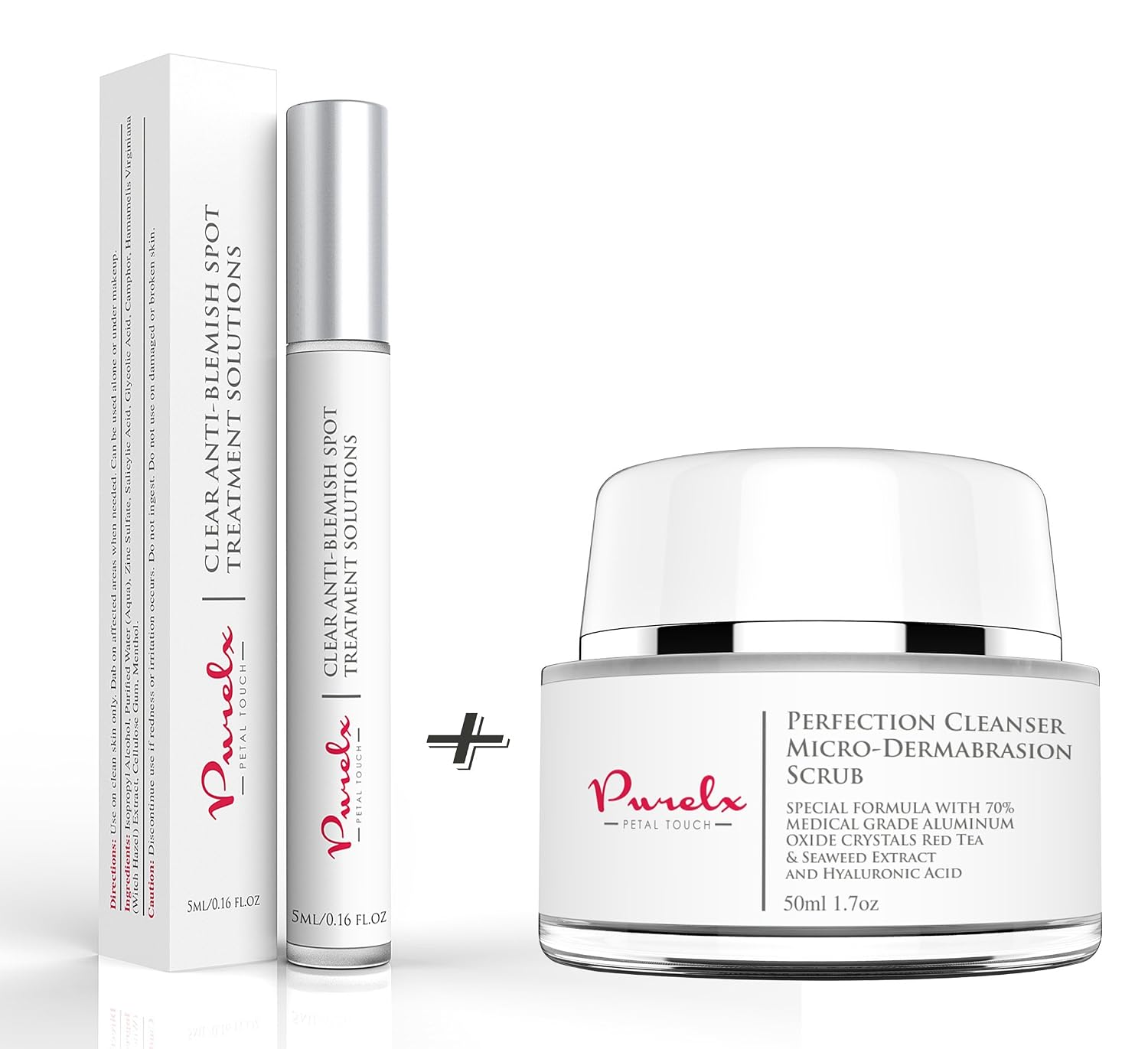 Amazon.com: PureLx Acne Fighting Duo - Clear Anti Acne & Blemish ...