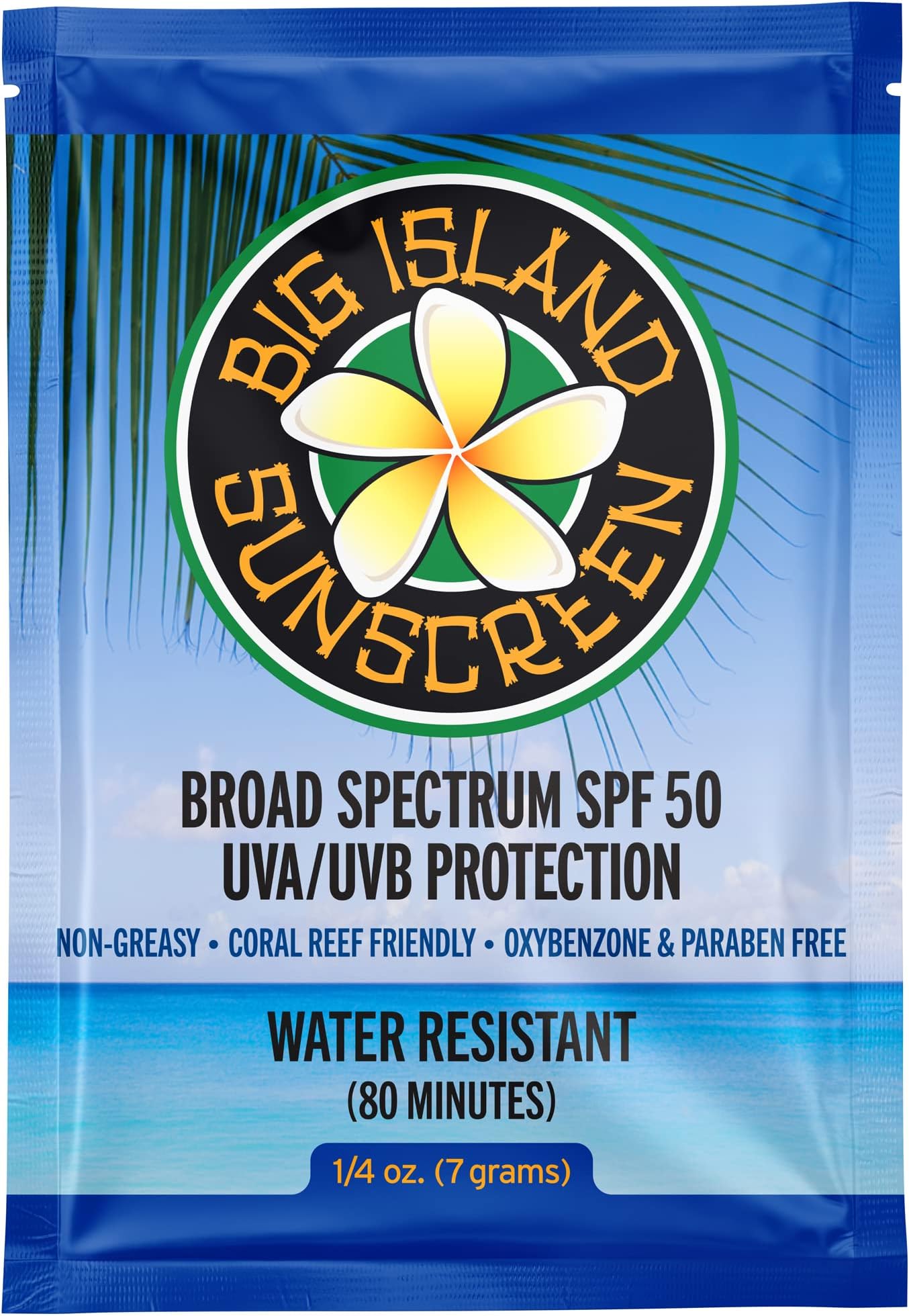 Amazon.com: Big Island Sunscreen Single Use Sunscreen Lotion Packets ...