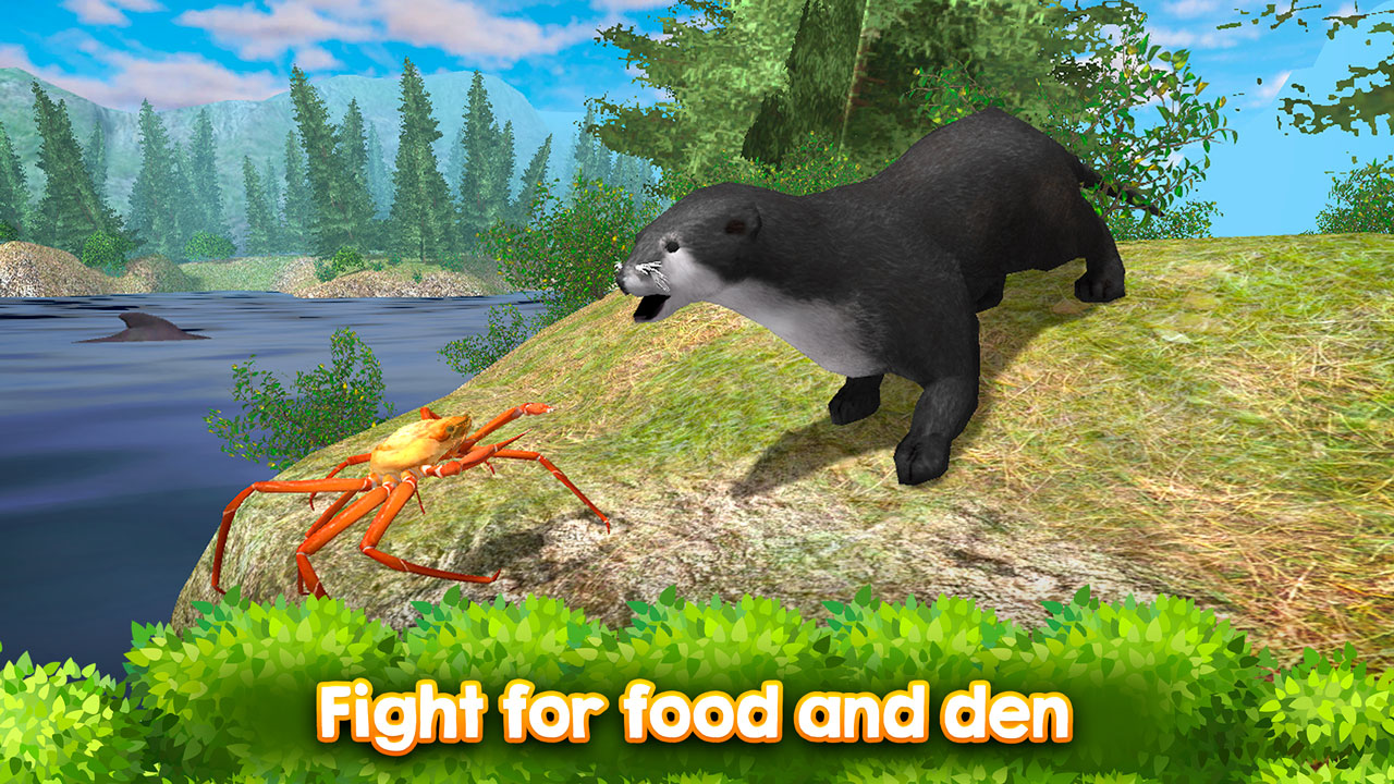 Otter Sea Animal Simulator - Wildlife Underwater Roaming Predator Sim ...