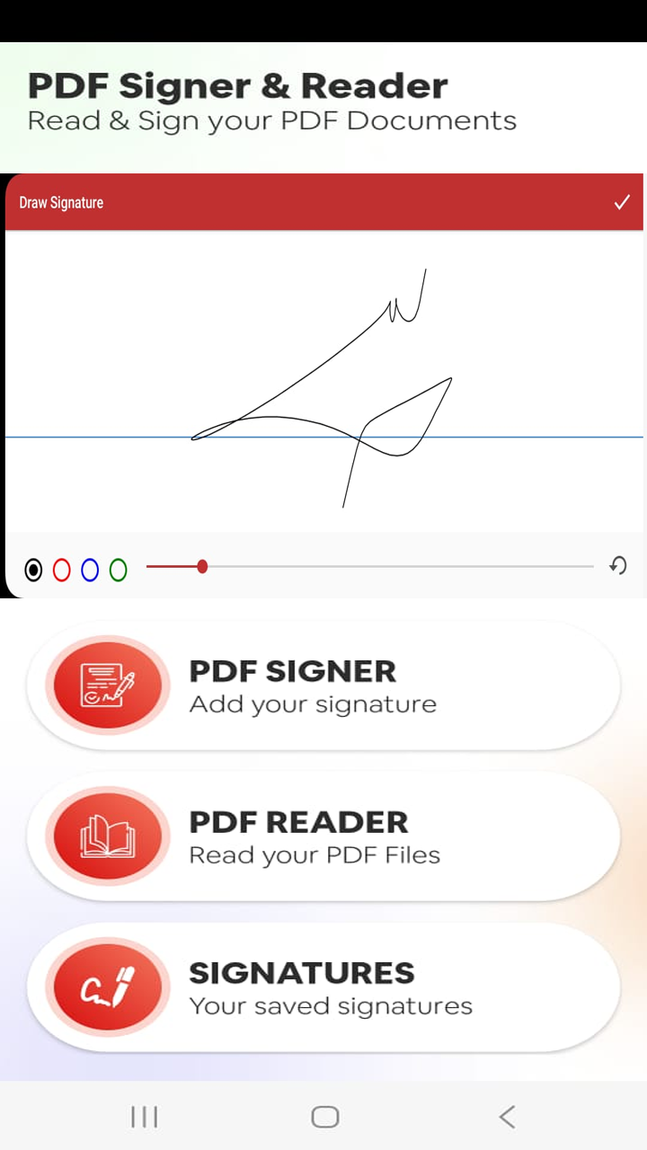 PDF Document Signer : Reader - App on Amazon Appstore