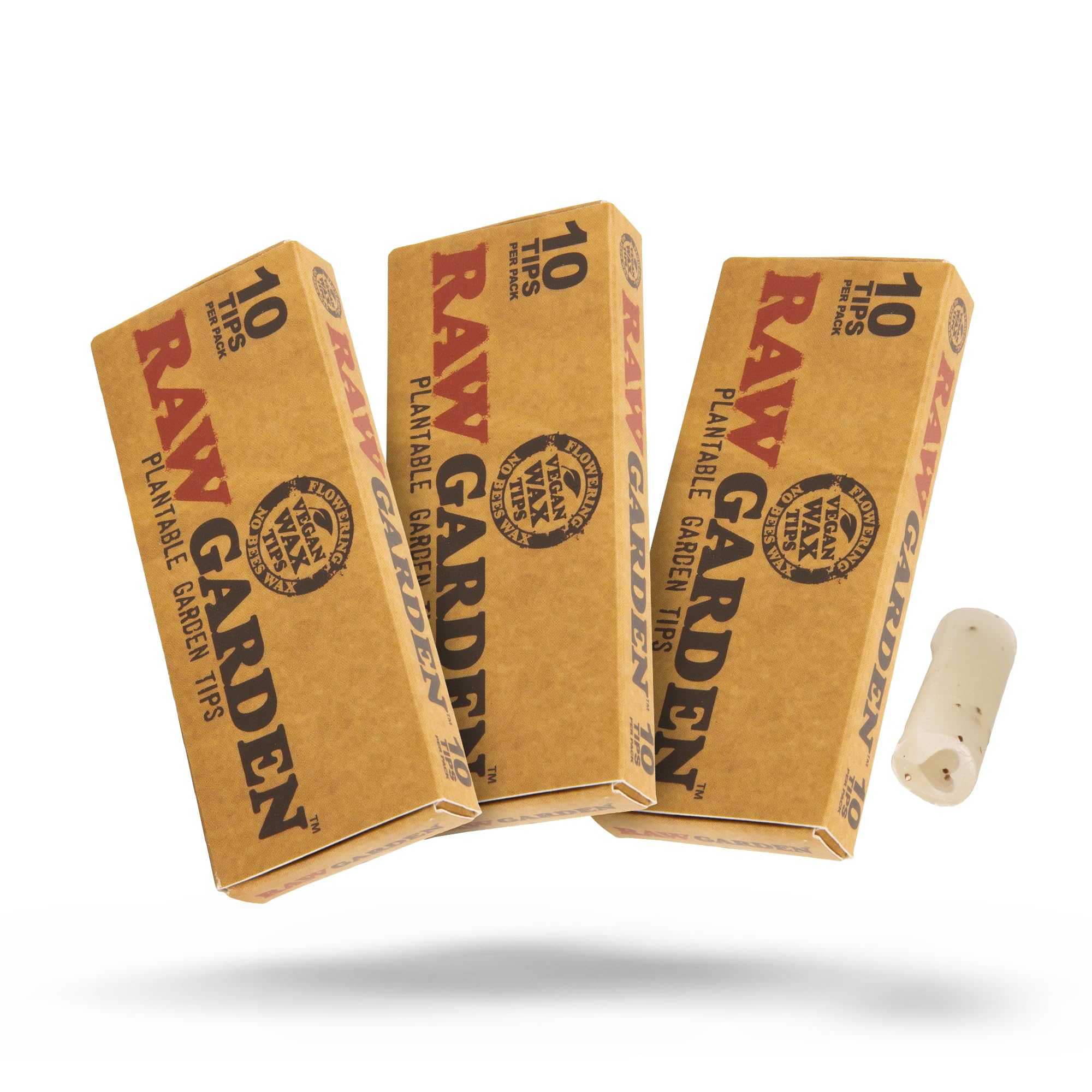 Amazon.com: RAW Plantable Garden Filter Tips -10 Tips Per Pack - 3 Pack ...