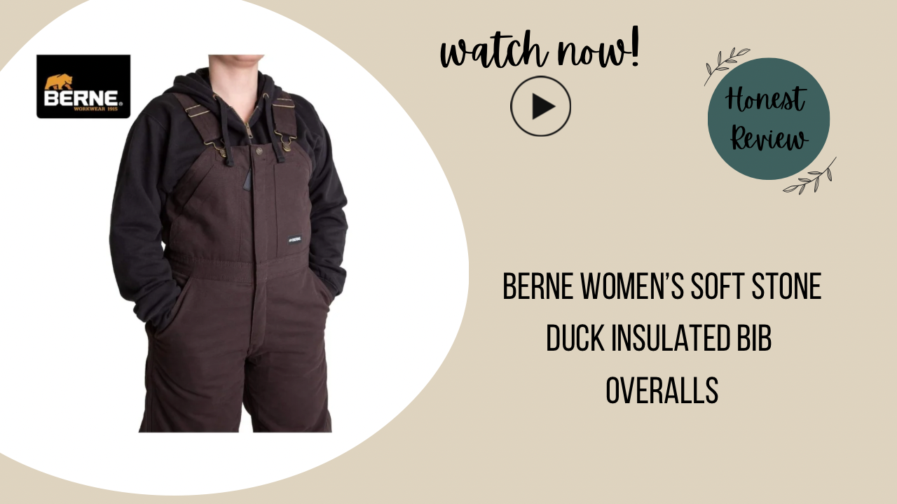 Watch Berne Women Bib Overalls on Amazon Live