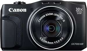 Canon PowerShot SX700 HS Compact System Camera - Black (16.1MP, 30x ...