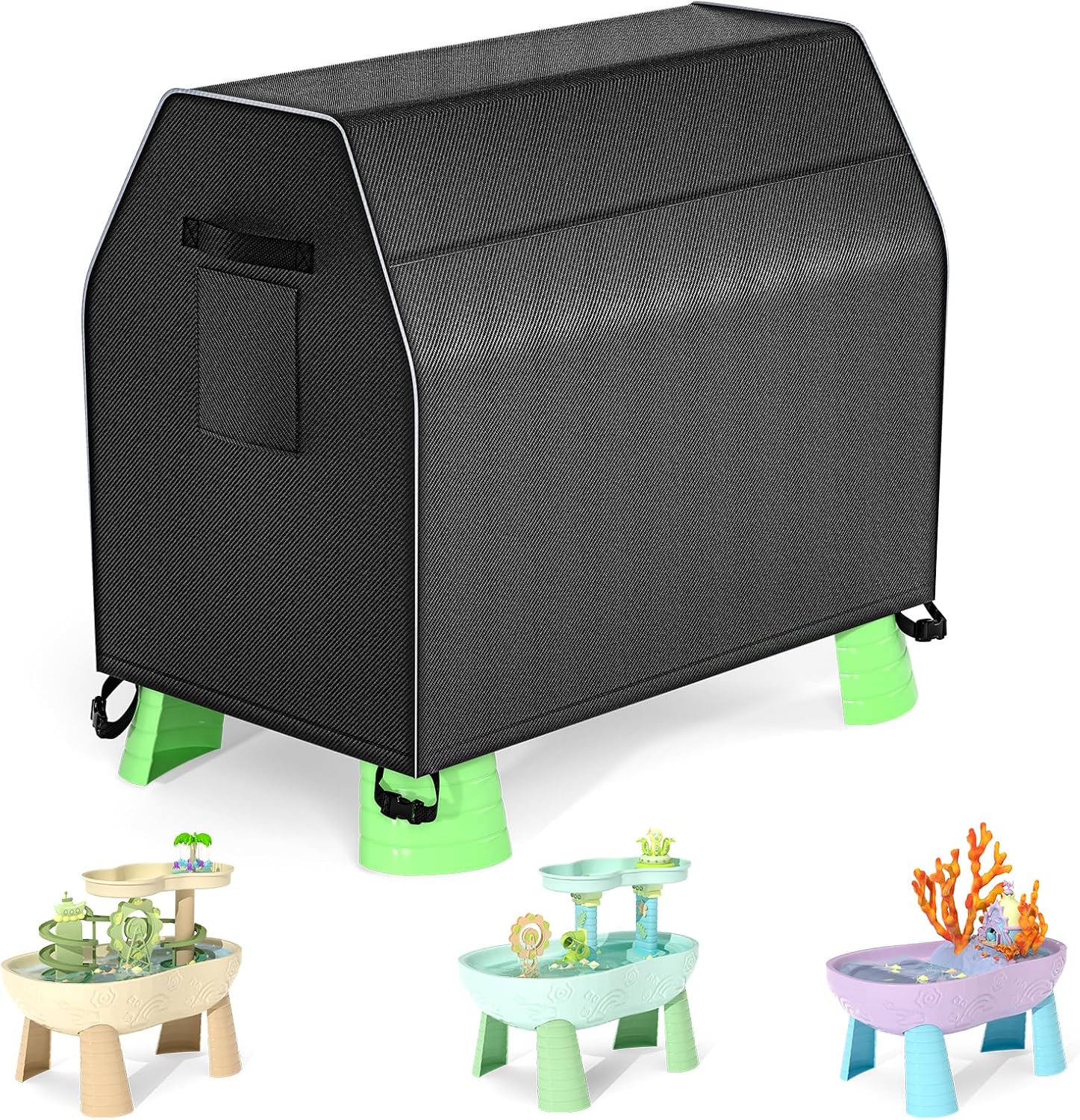 Amazon.com : Water Table Cover With Silver Reflective Strip - Fit Step2 ...