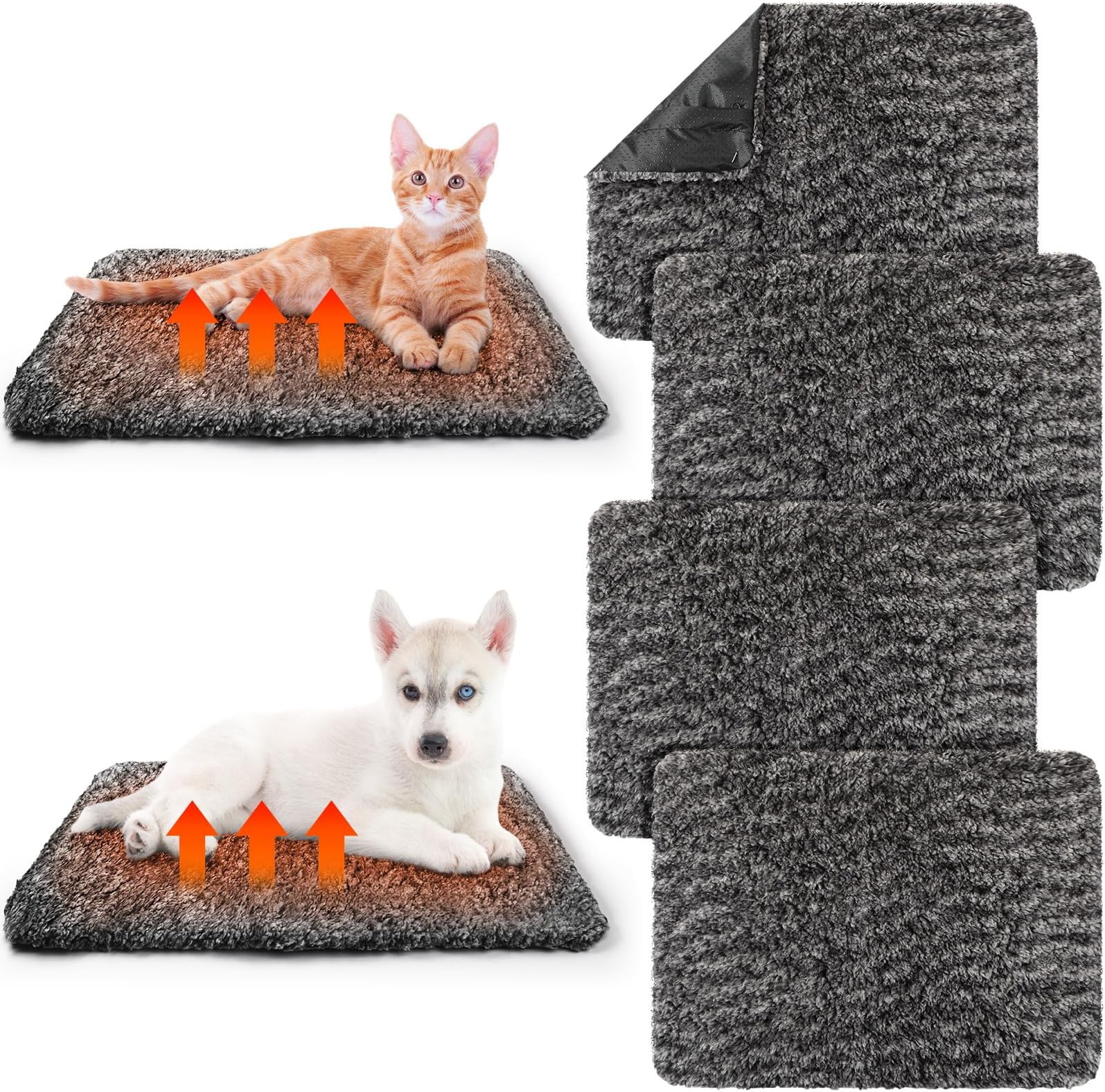 Amazon.com : Drydiet 6 Pack Self Warming Cat Pads 19 x 28 Inch Self ...