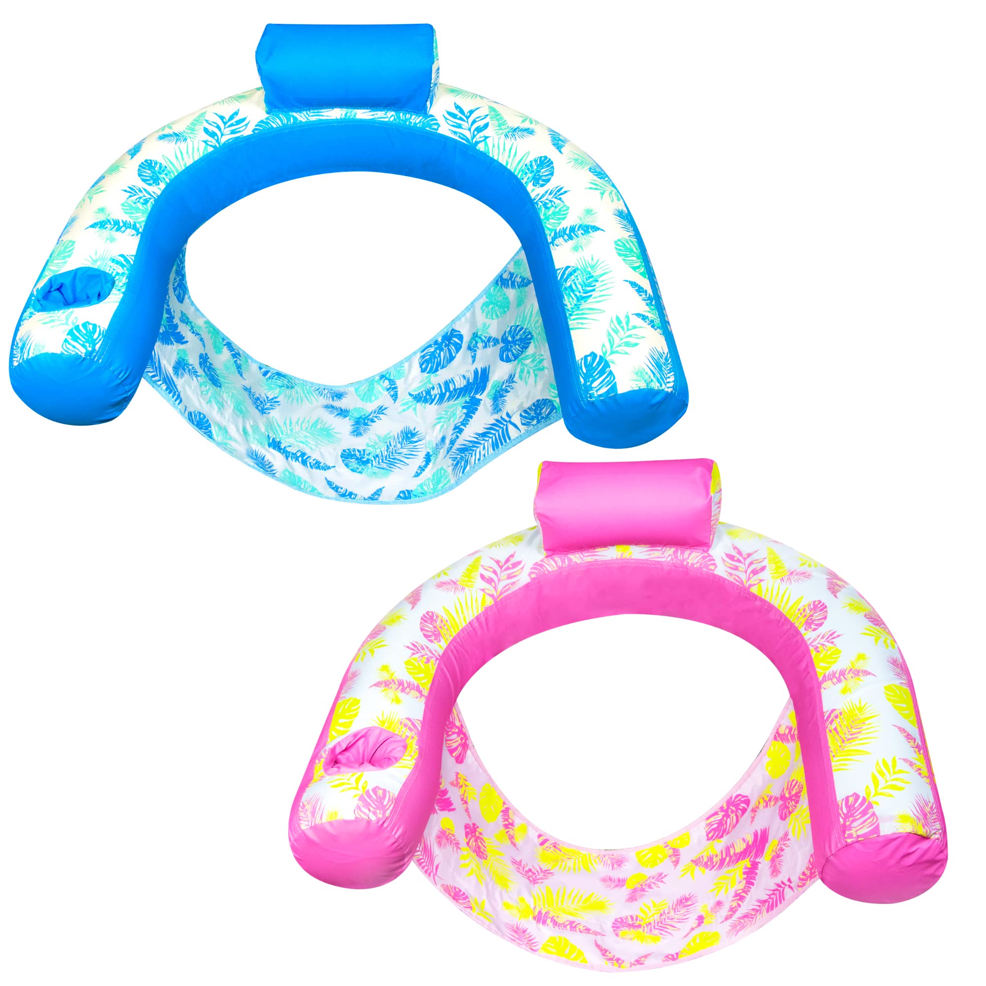 Snapklik.com : SWIMLINE Original 90467 Fabric Covered U-Seat Tropical 2 ...