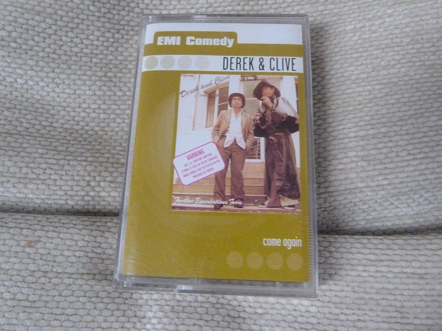 Come Again [CASSETTE] by Derek and Clive: Amazon.co.uk: CDs & Vinyl