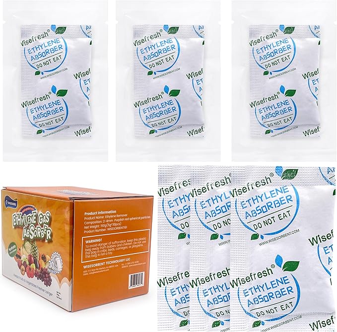 Amazon.com: WiseFresh 30 Packs 5 Gram Ethylene Gas Absorber Packet ...