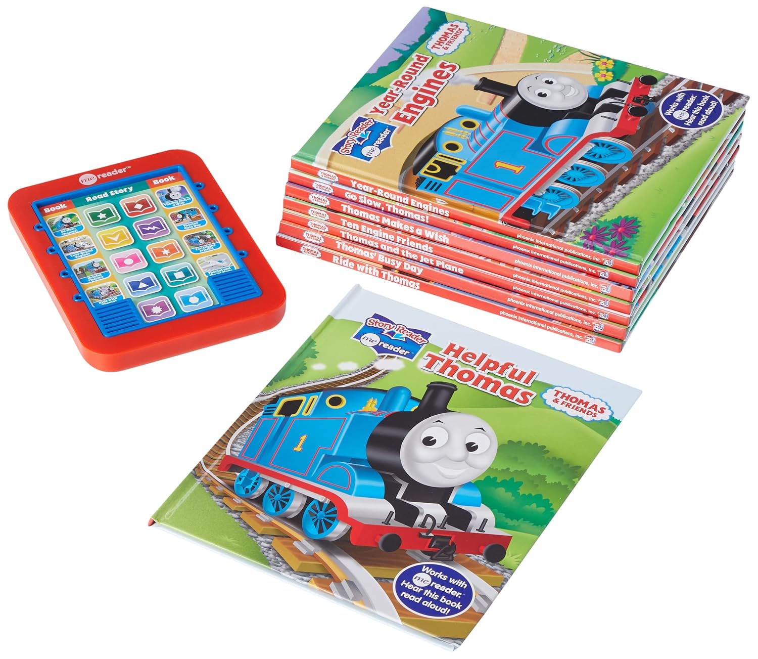 Amazon.co.jp: Thomas & Friends Electronic Reader and 8-Book Library ...
