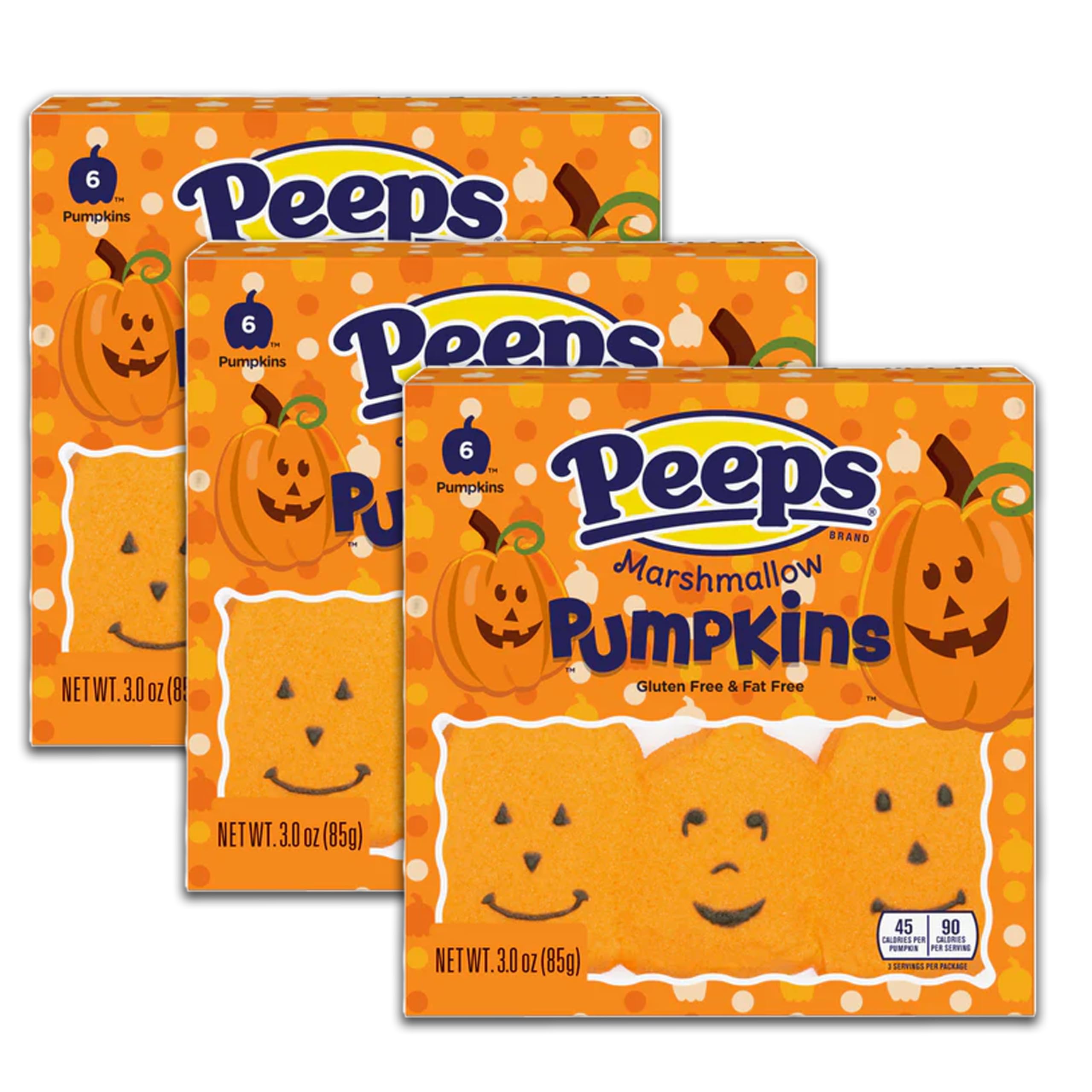 Amazon.com : Halloween Peeps Marshmallow Candy Bundle | 3 pack of ...