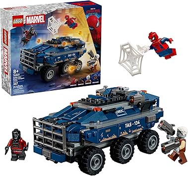 LEGO Marvel Spider-Man Prison Transport Chase – Jouet de construction ...