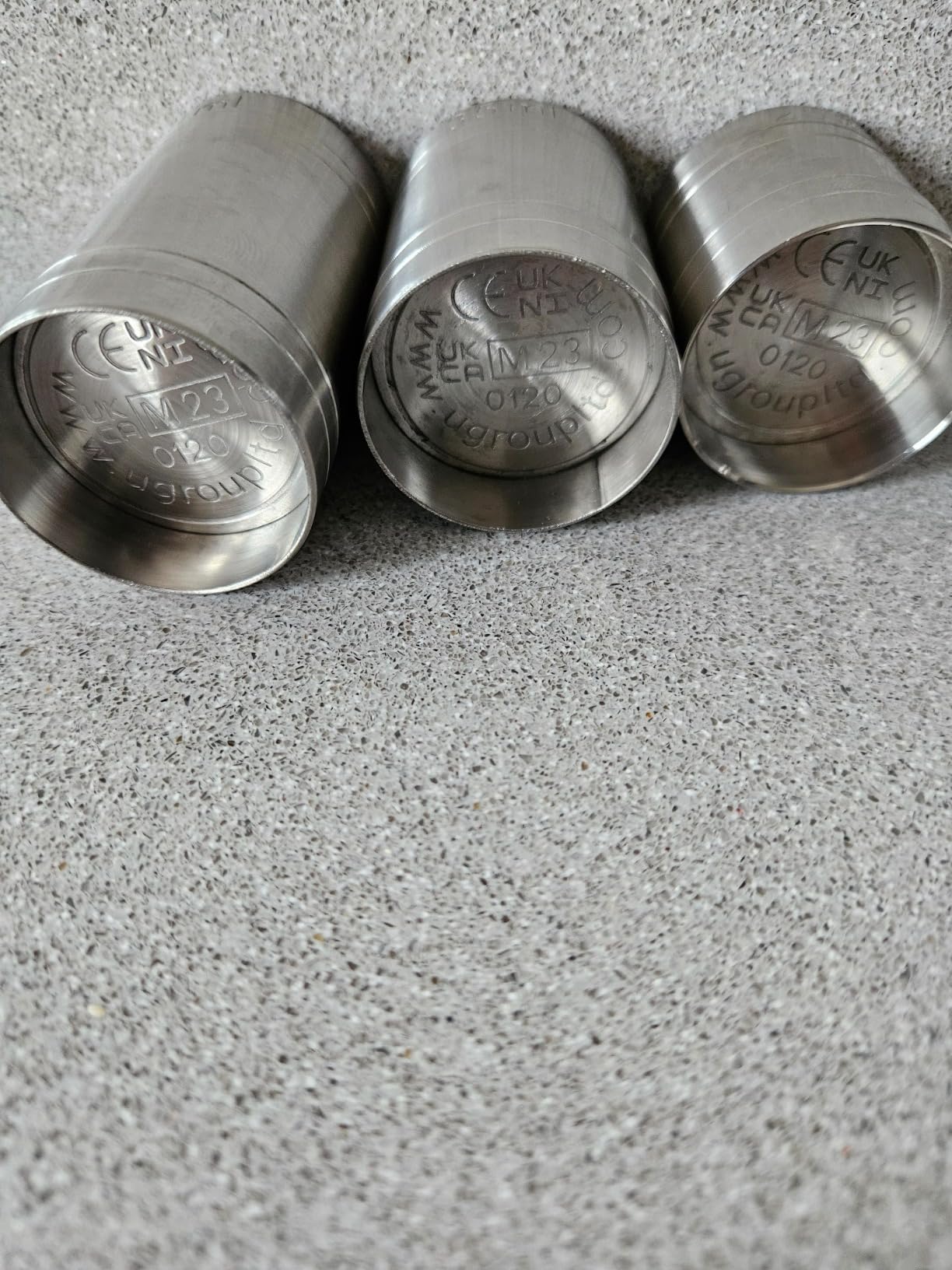 Chabrias Stainless Steel Copper Thimble Measure Bar Pub Club Spirit ...