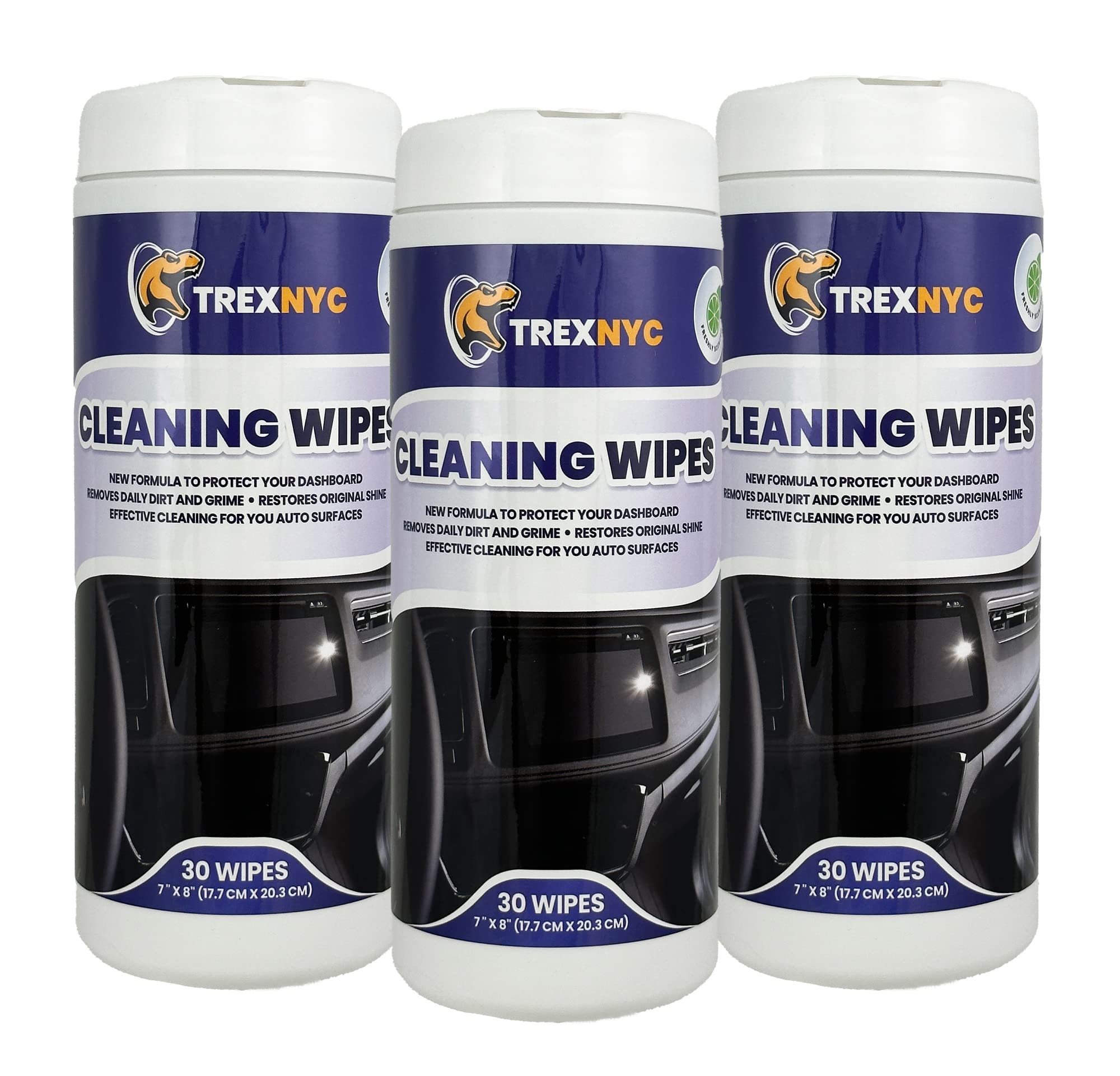 Snapklik.com : TrexNYC Protectant Wipes, Car Interior Cleaner To ...