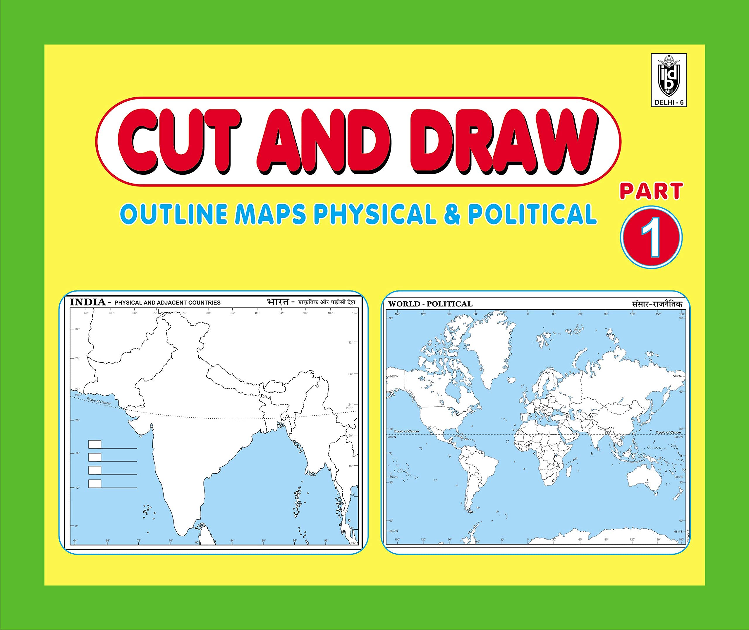 Buy Cut And Draw Small Book Of Outline Practice s (100 Assorted s ...