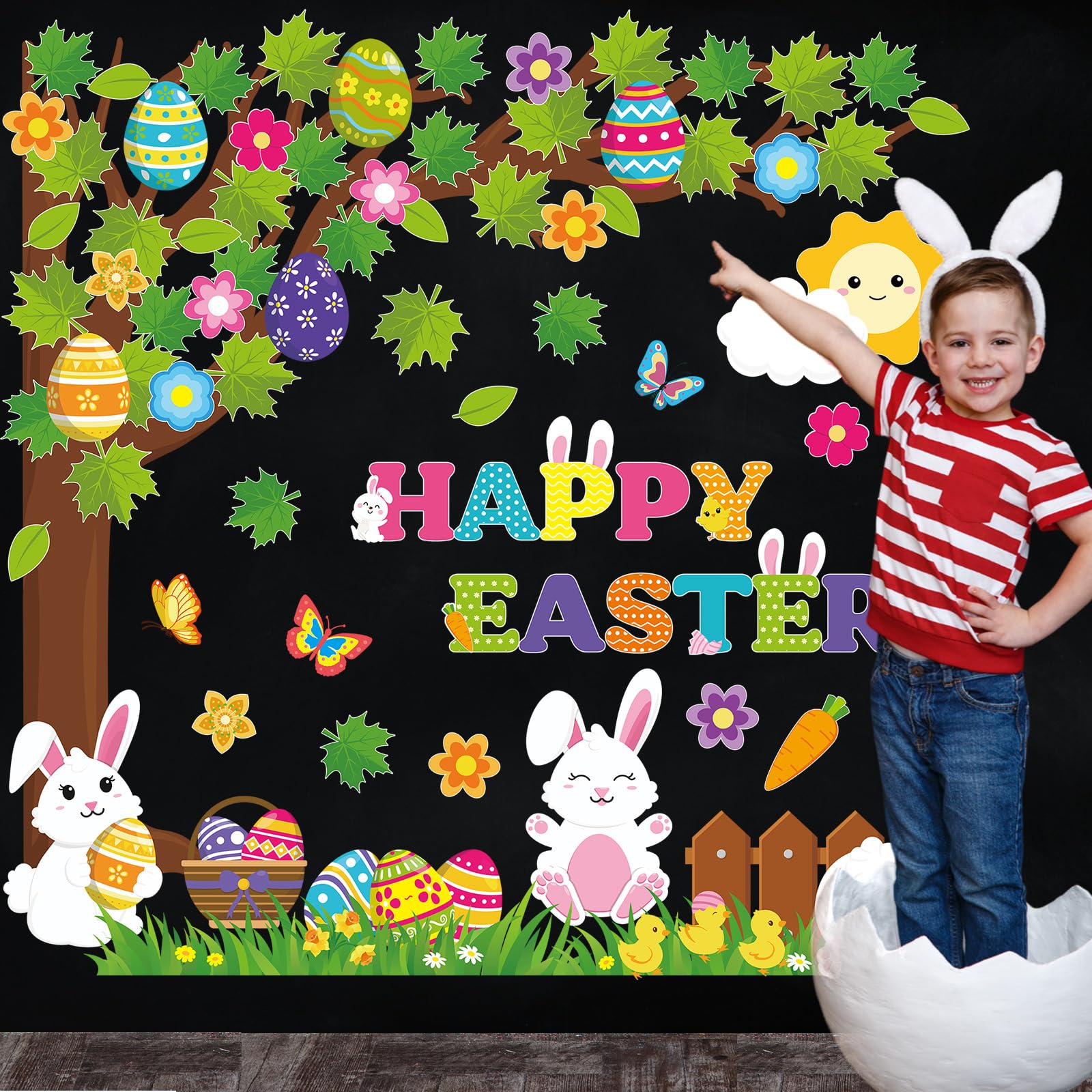 Snapklik.com : Pasimy Easter Bulletin Board Decorations Set Christian ...